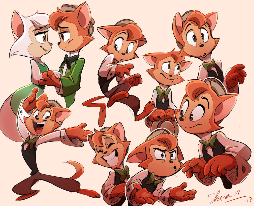 ArtStation - Danny the cat Sketches