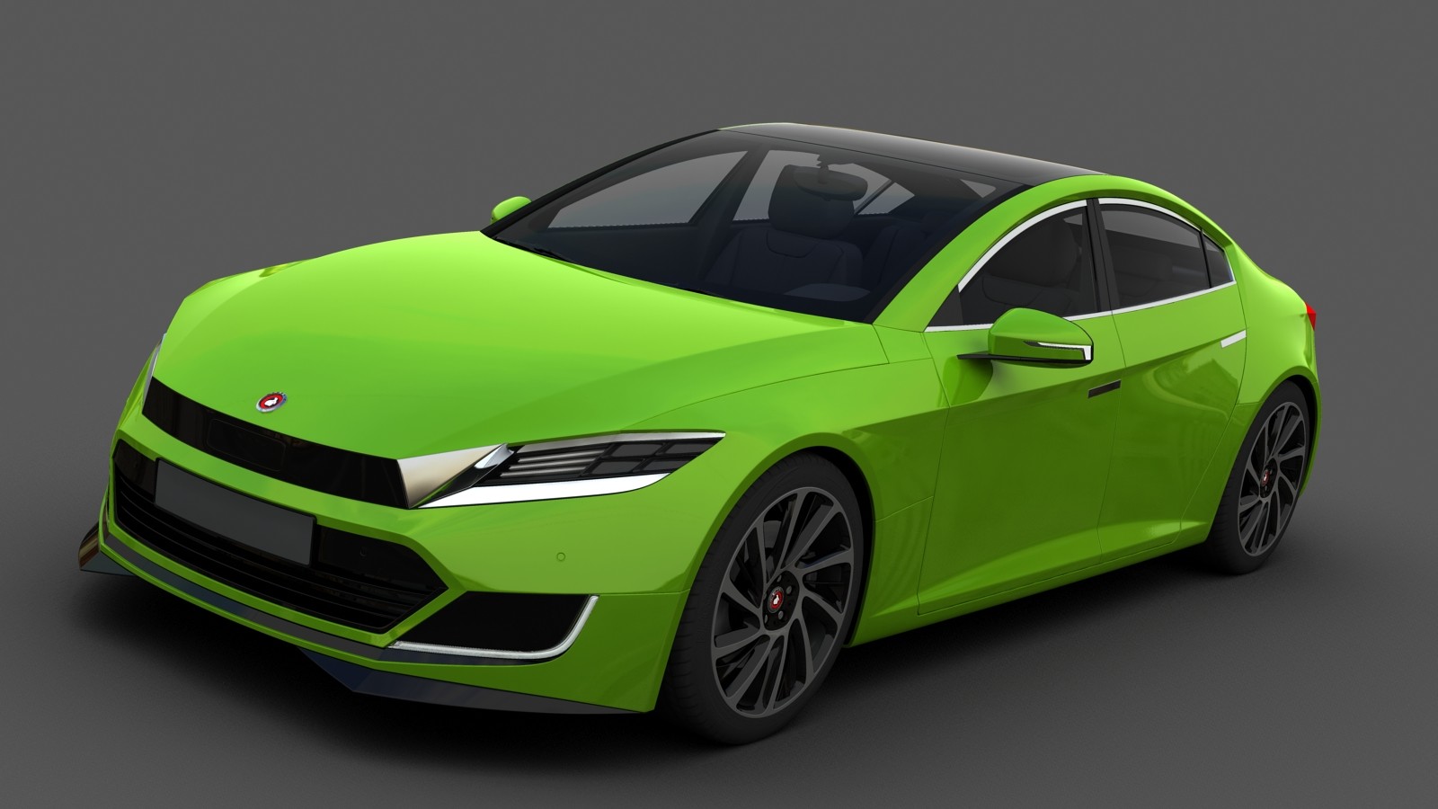 ArtStation - Electric Sedan (no name car)