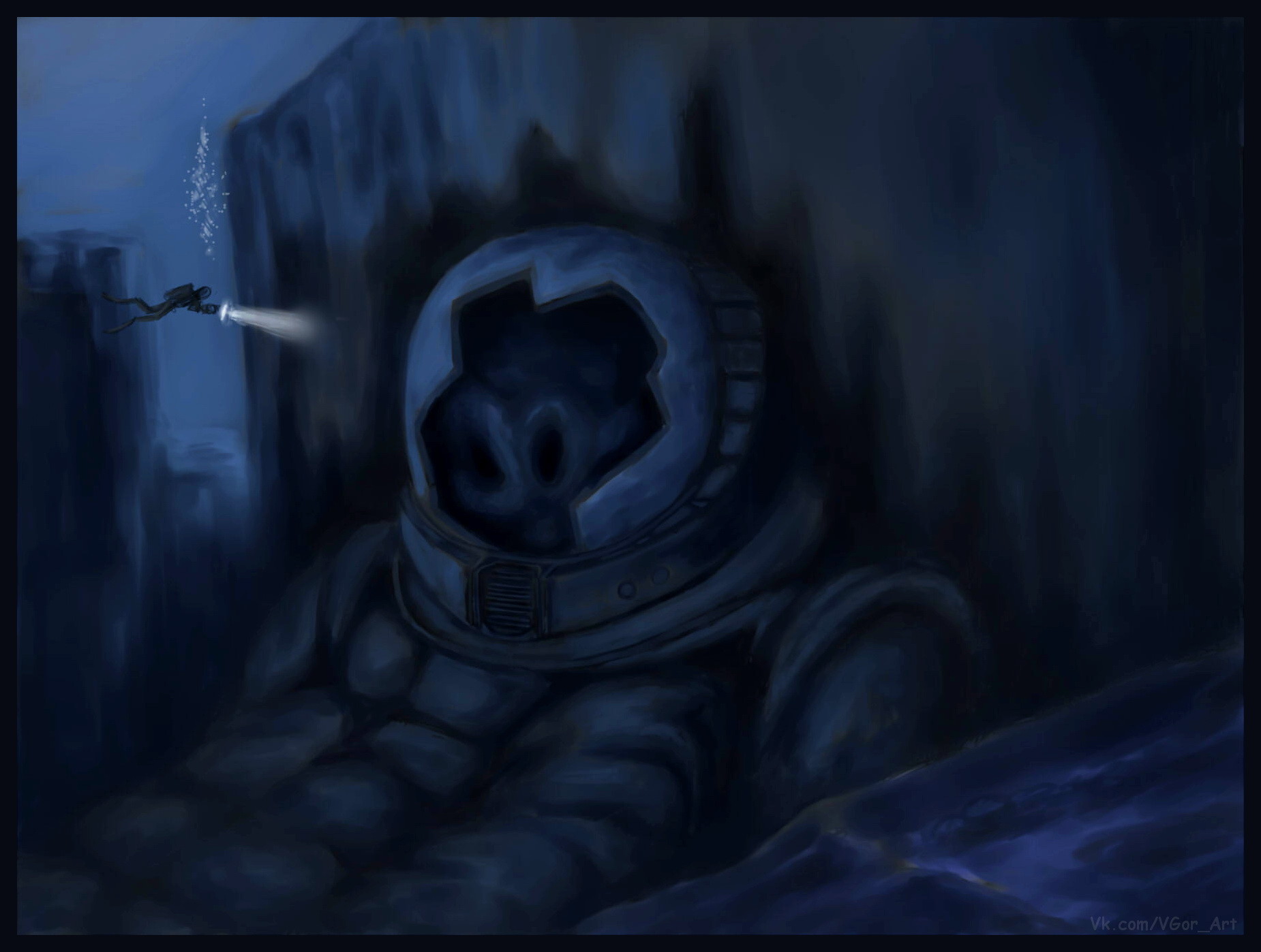 ArtStation - Alien in sea