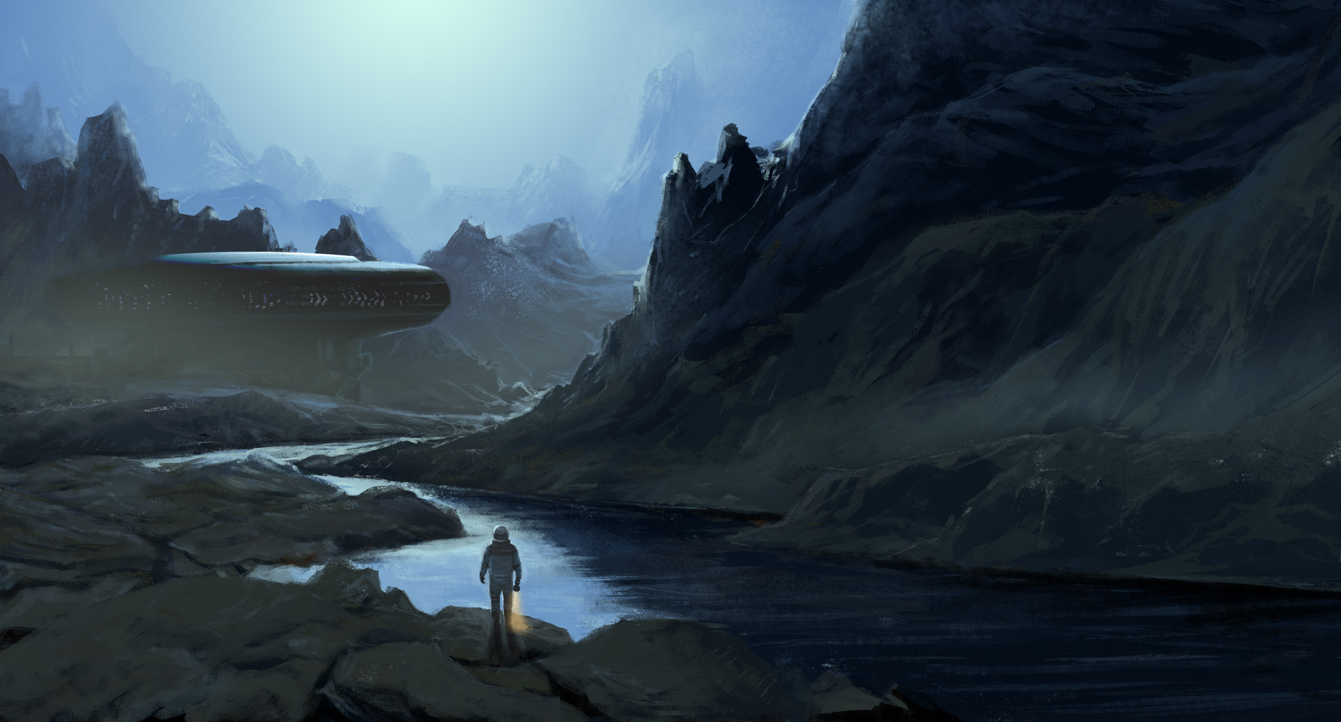 ArtStation - alien planet