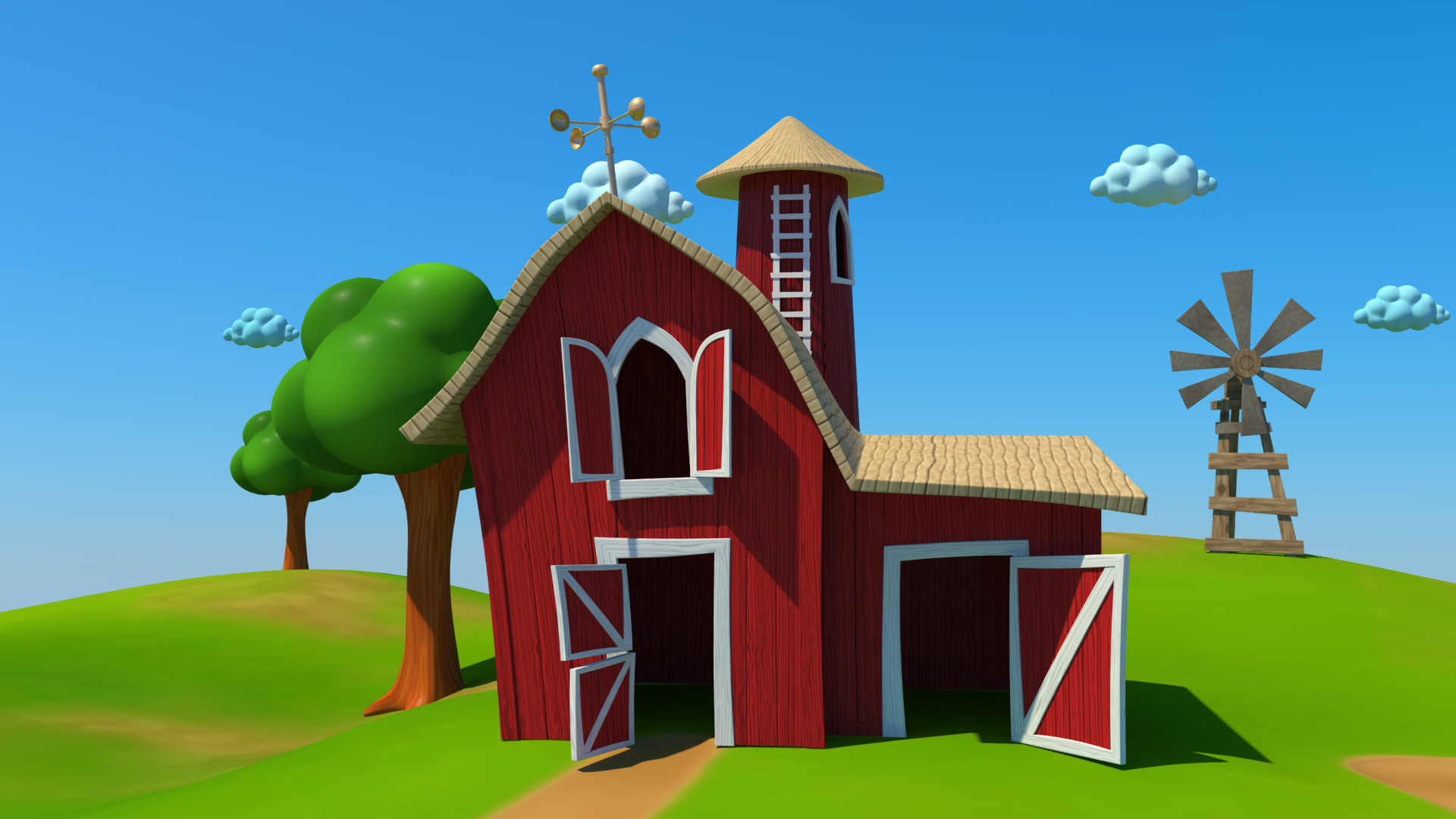 ArtStation - A farm house