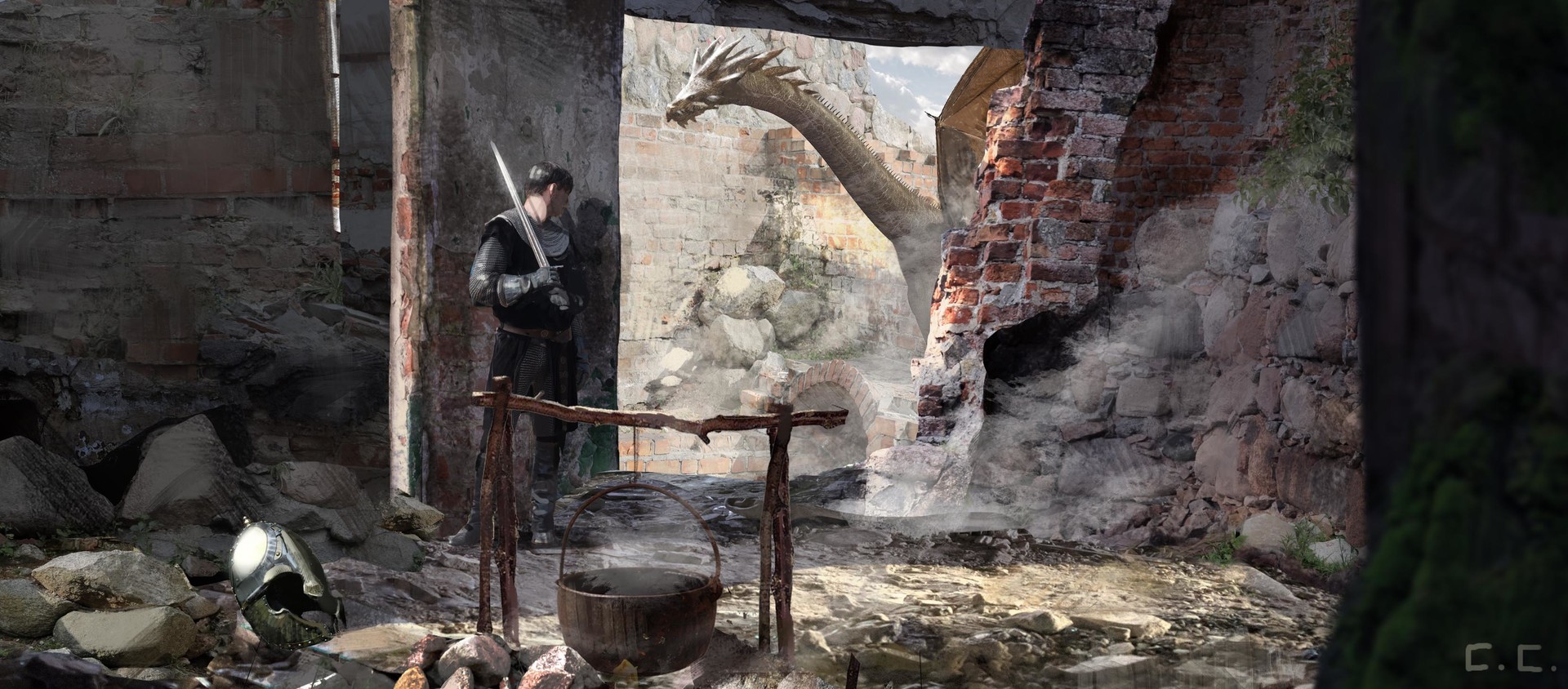 ArtStation - Dragon Slaughter