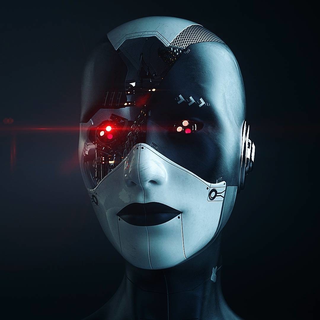 MHS PROD - Cyborg Head