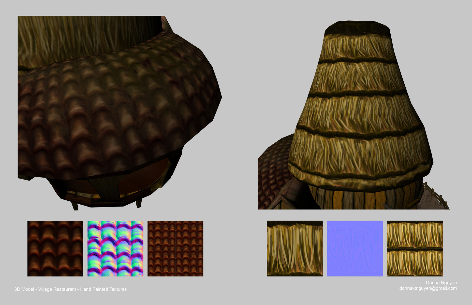 Donna Nguyen - Hand Painted Village Restaurant