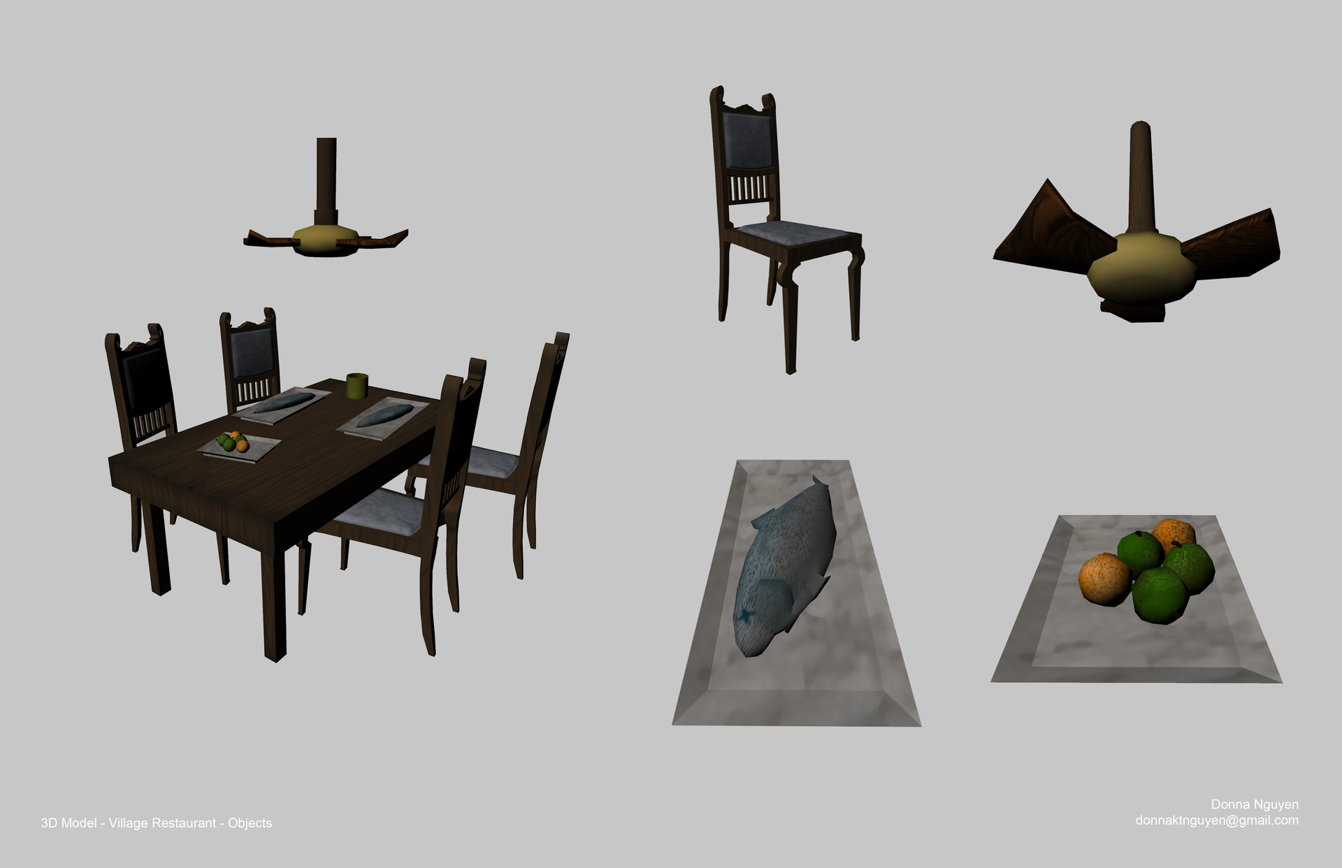 Donna Nguyen - Hand Painted Village Restaurant