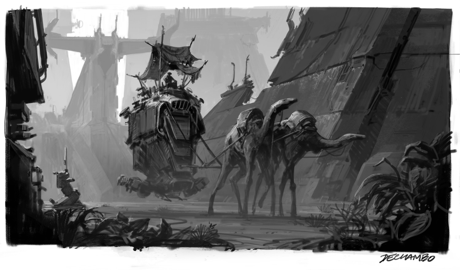 Art of Dechambo - Project 77 Concept Art