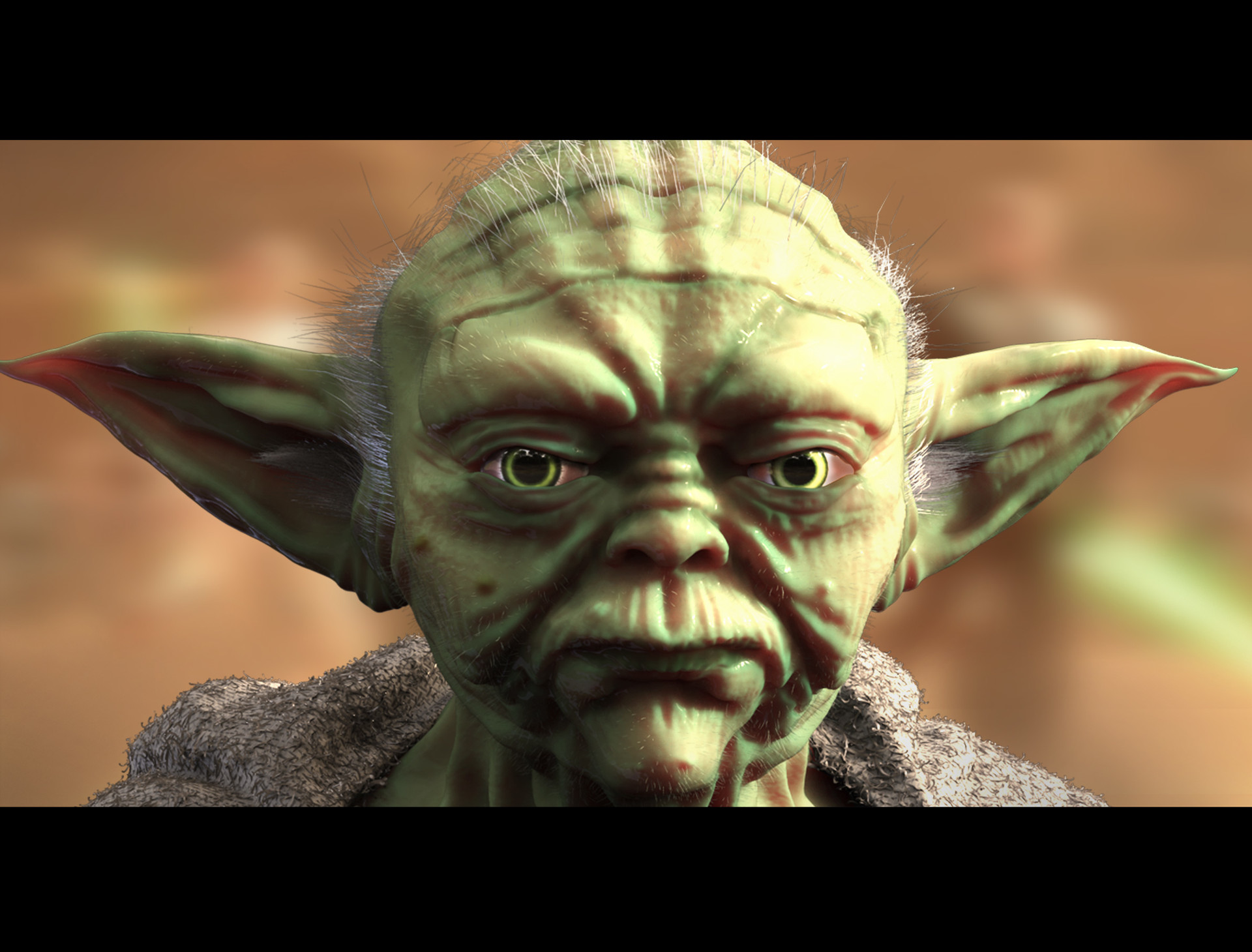 ArtStation - Yoda sculpt study.