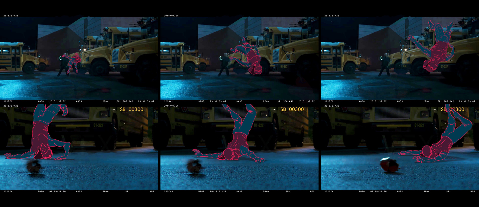 Jimmy P. Duda - Spiderman: Homecoming - Storyboards