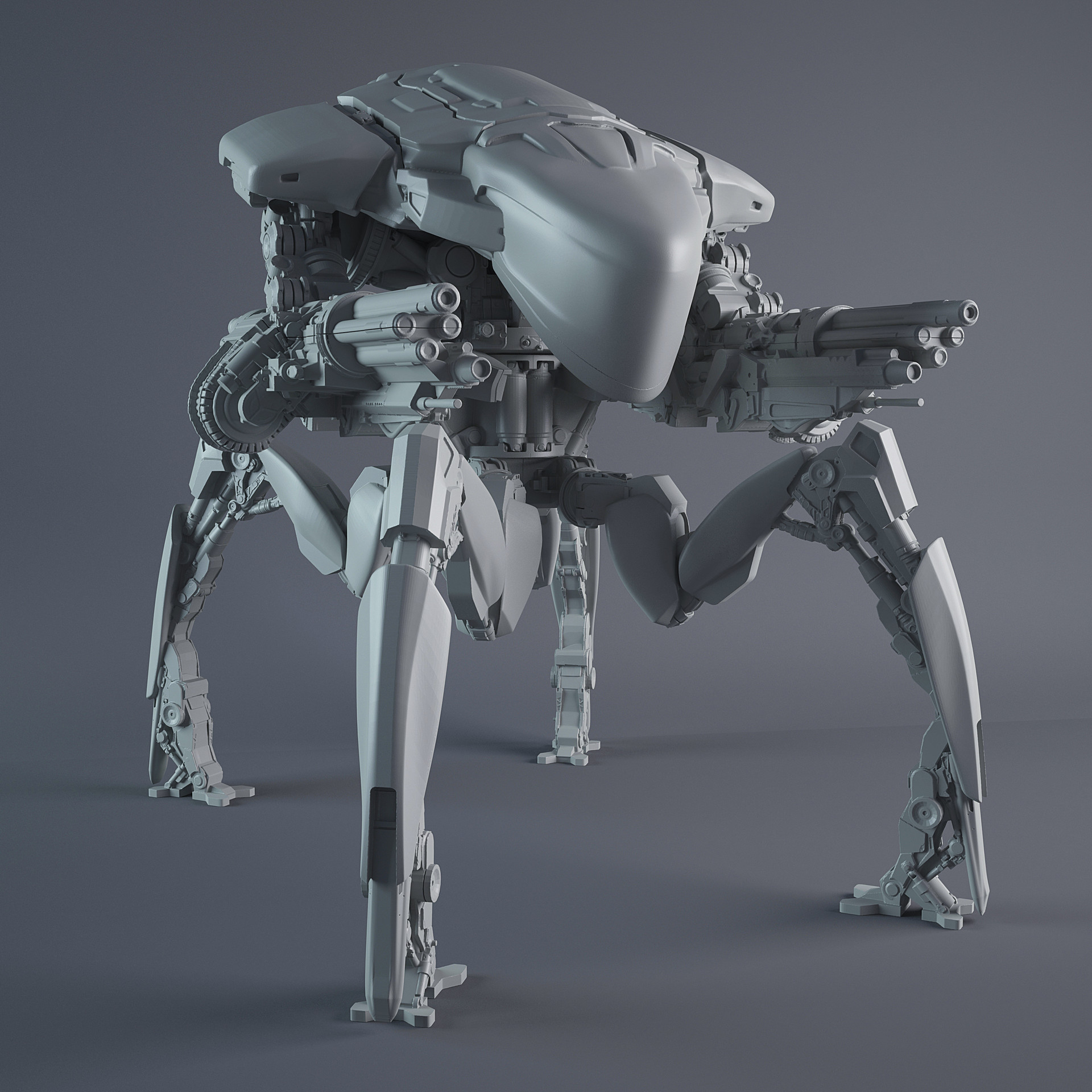 ArtStation - Terminator Spidertank Resin Kit