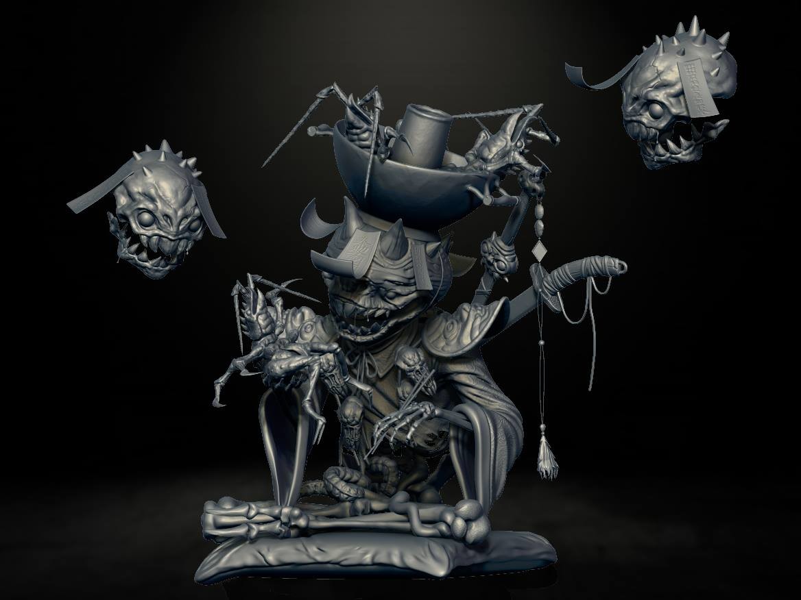 ArtStation - Hotpot eating Demon