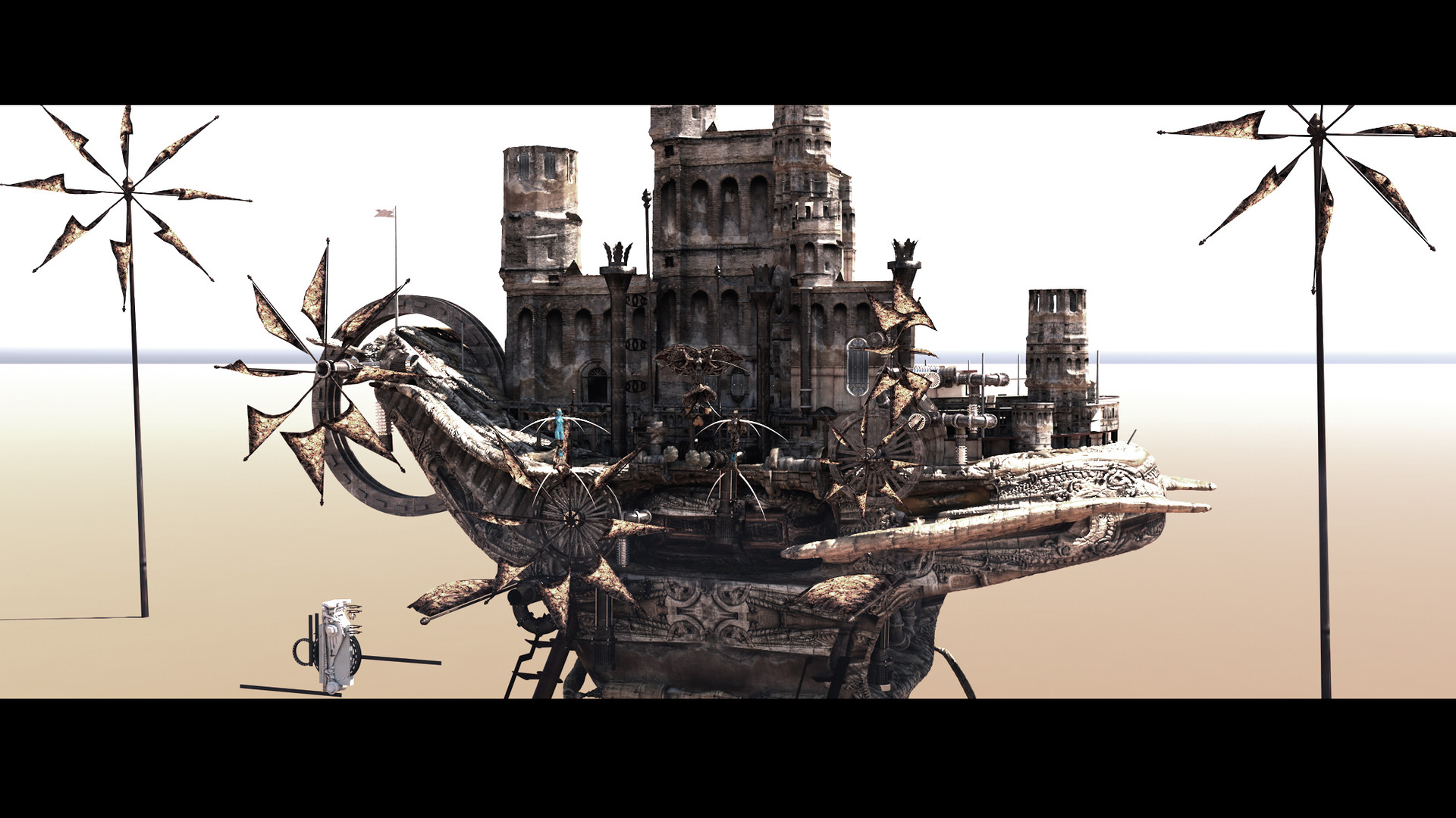 ArtStation - CASTLE BOAT wip