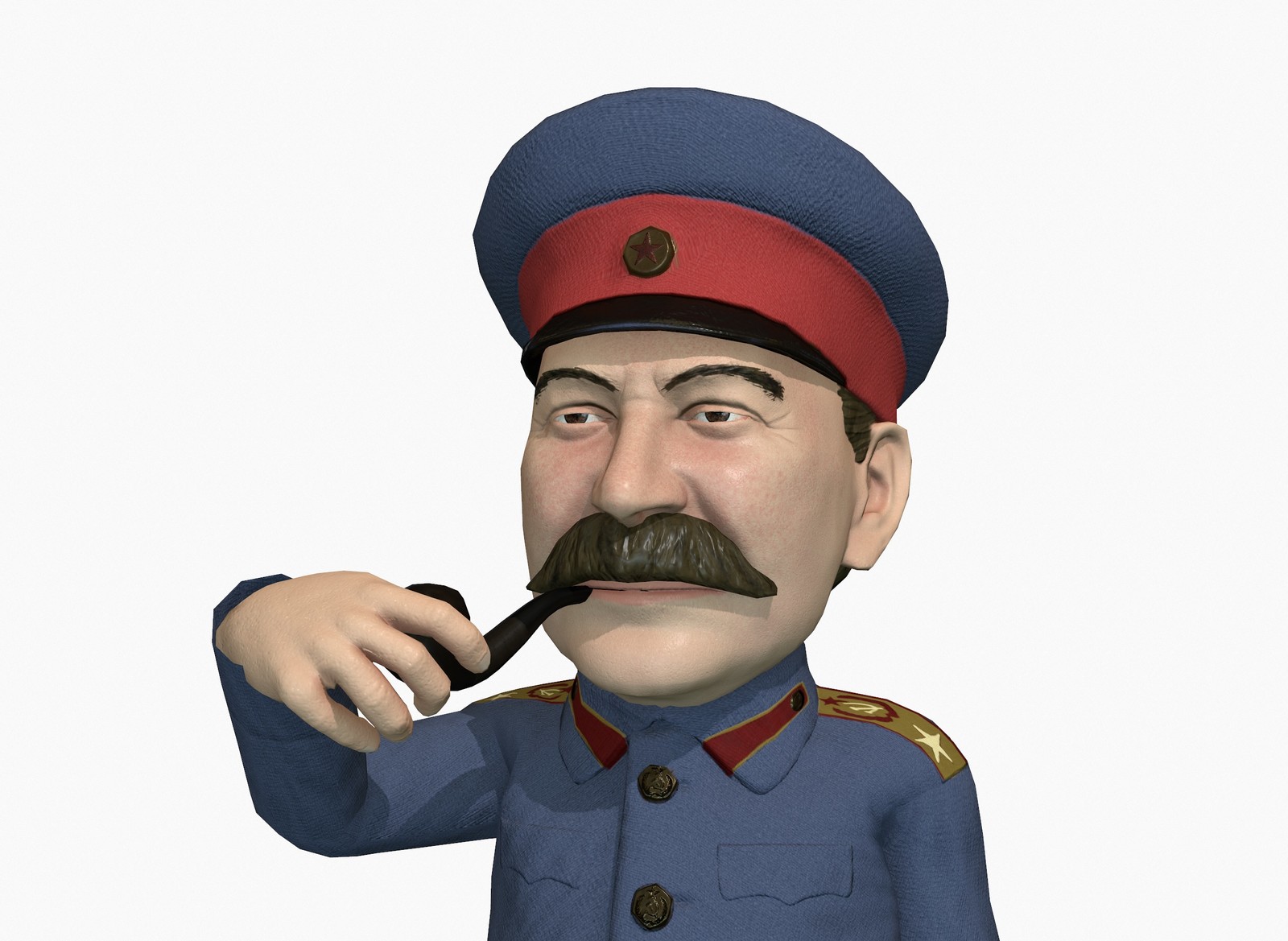 Tom Veg - Joseph Stalin stylized game character