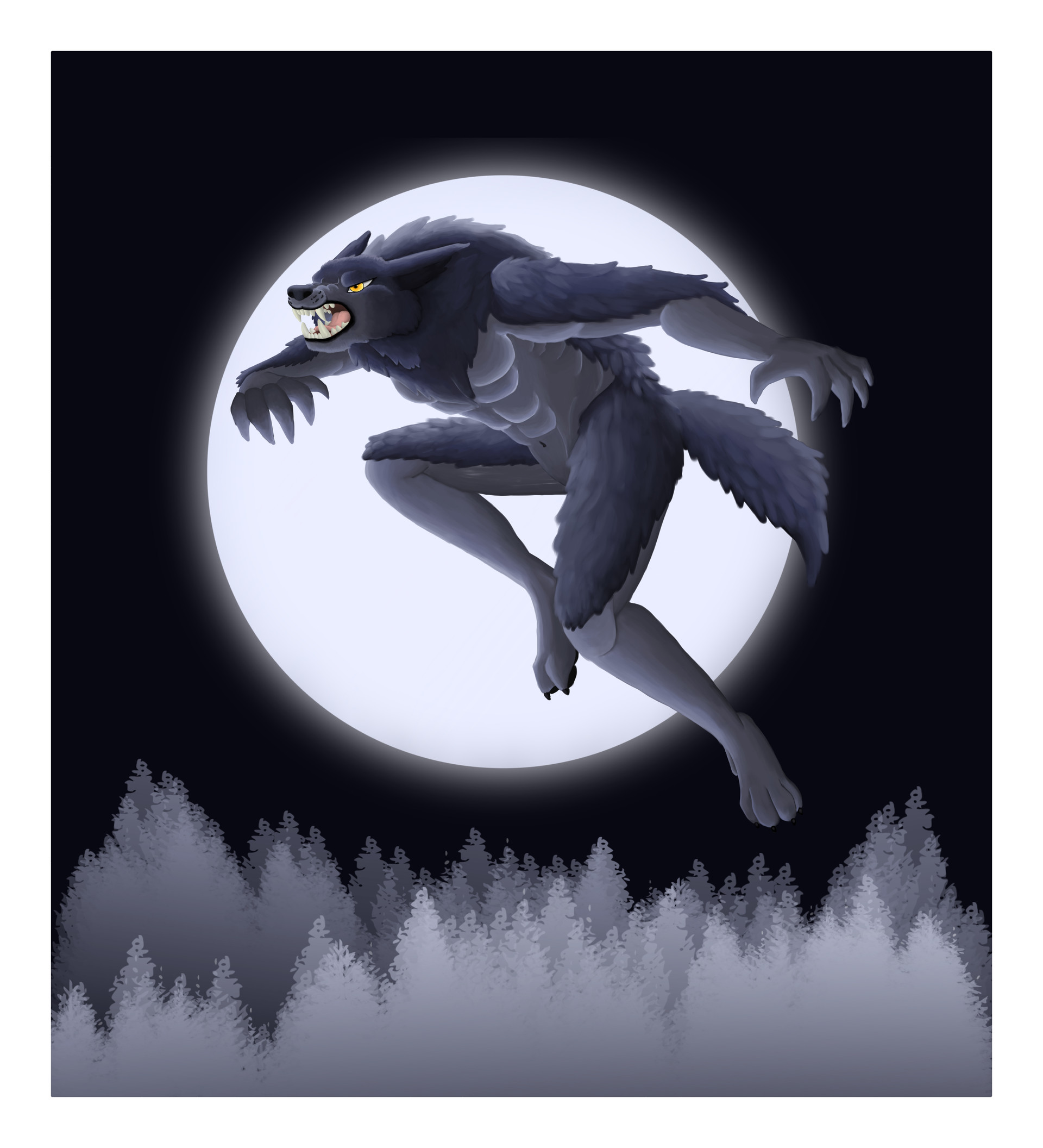 ArtStation - HUNT - Werewolf-themed Pinball Machine assets