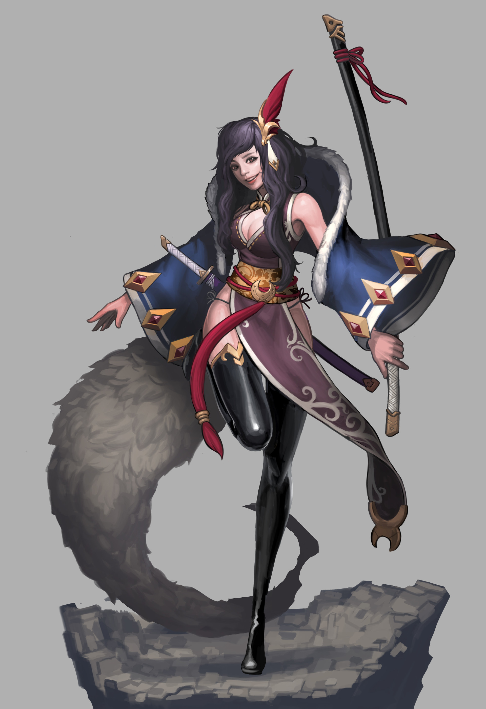 ArtStation - tail sword female