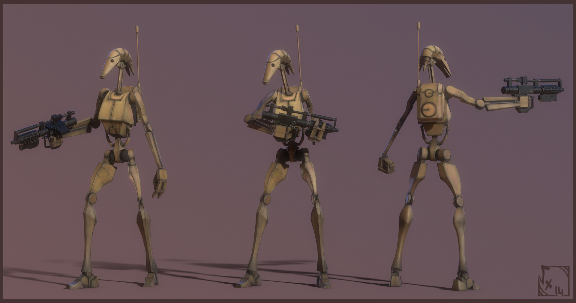 Art of Vexod14 - Star Wars - Redemption | CIS Battle Droids B1