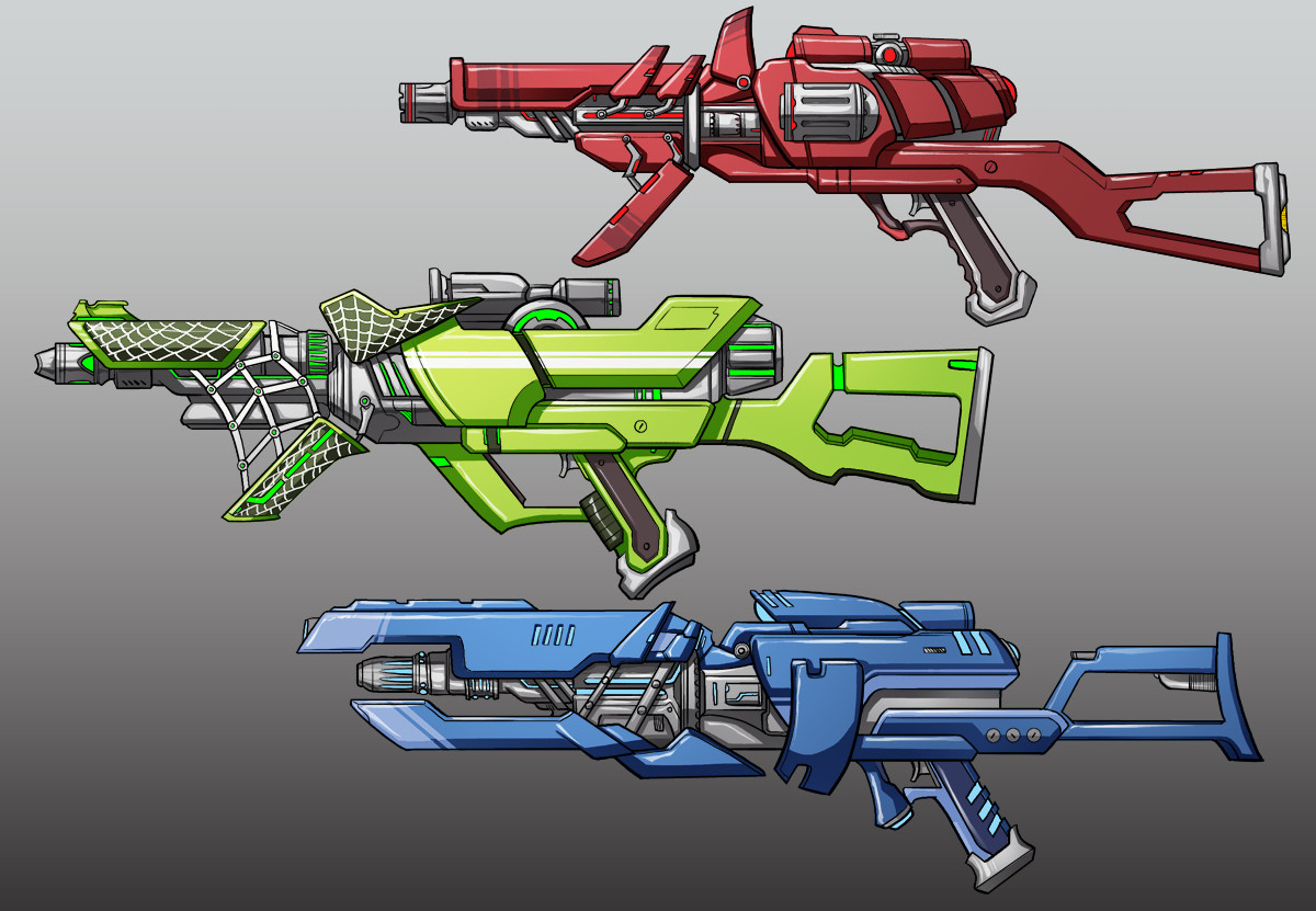 how to draw widowmakers gun