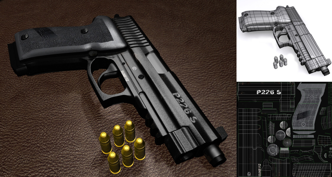 ArtStation - Gun model