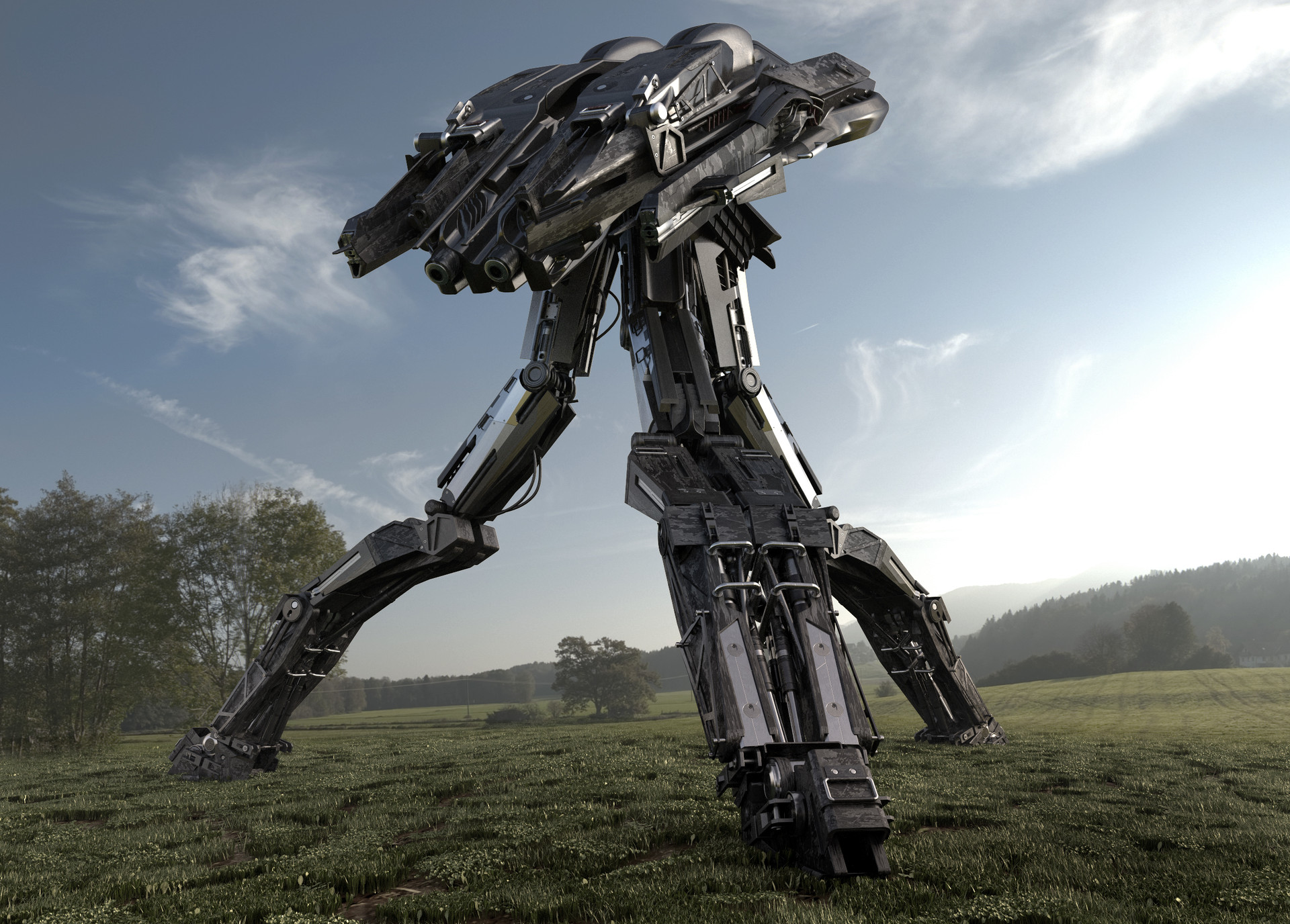 ArtStation - FreeStyle_Mech_1.0