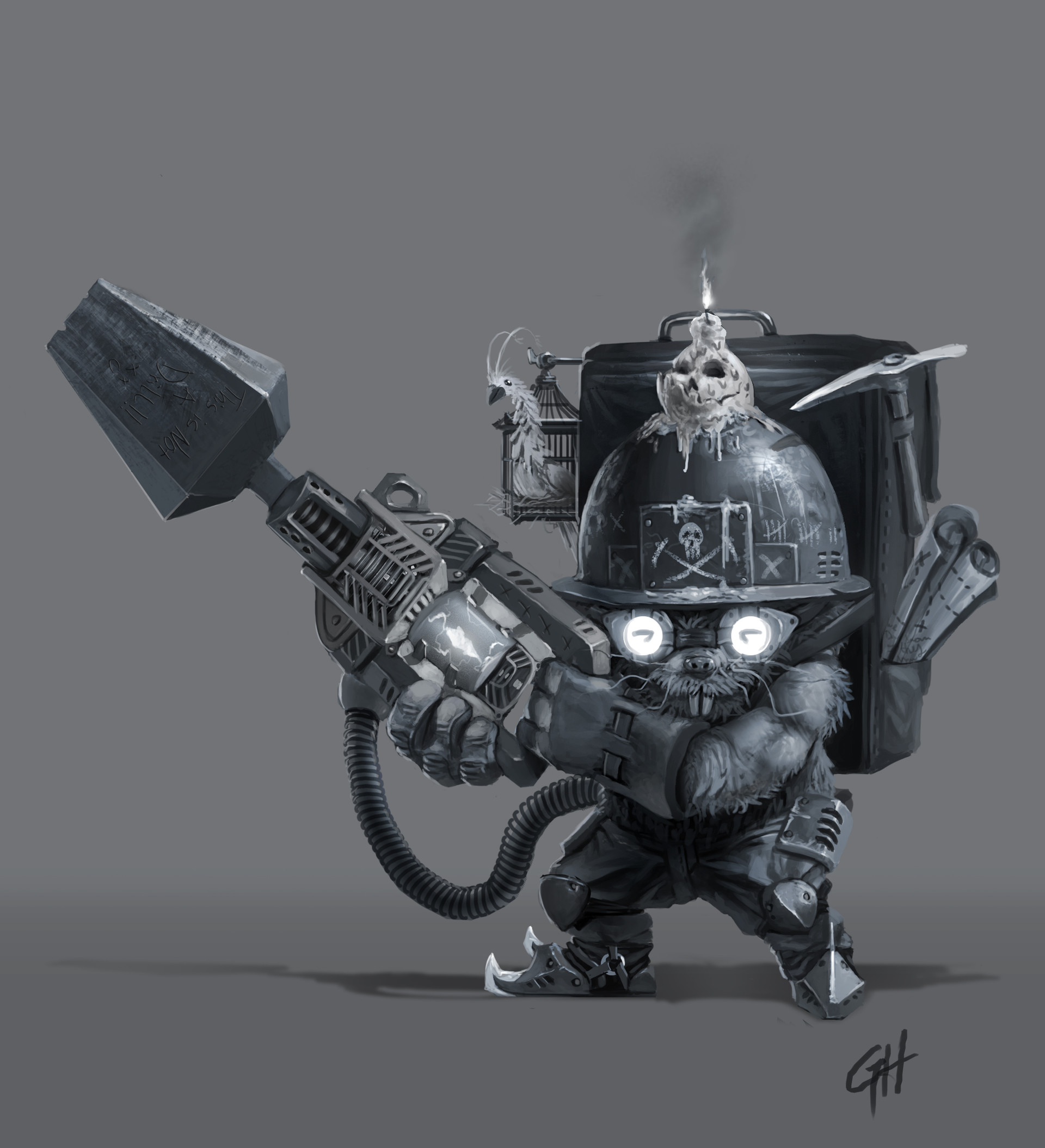 ArtStation - Miner Mole Rat