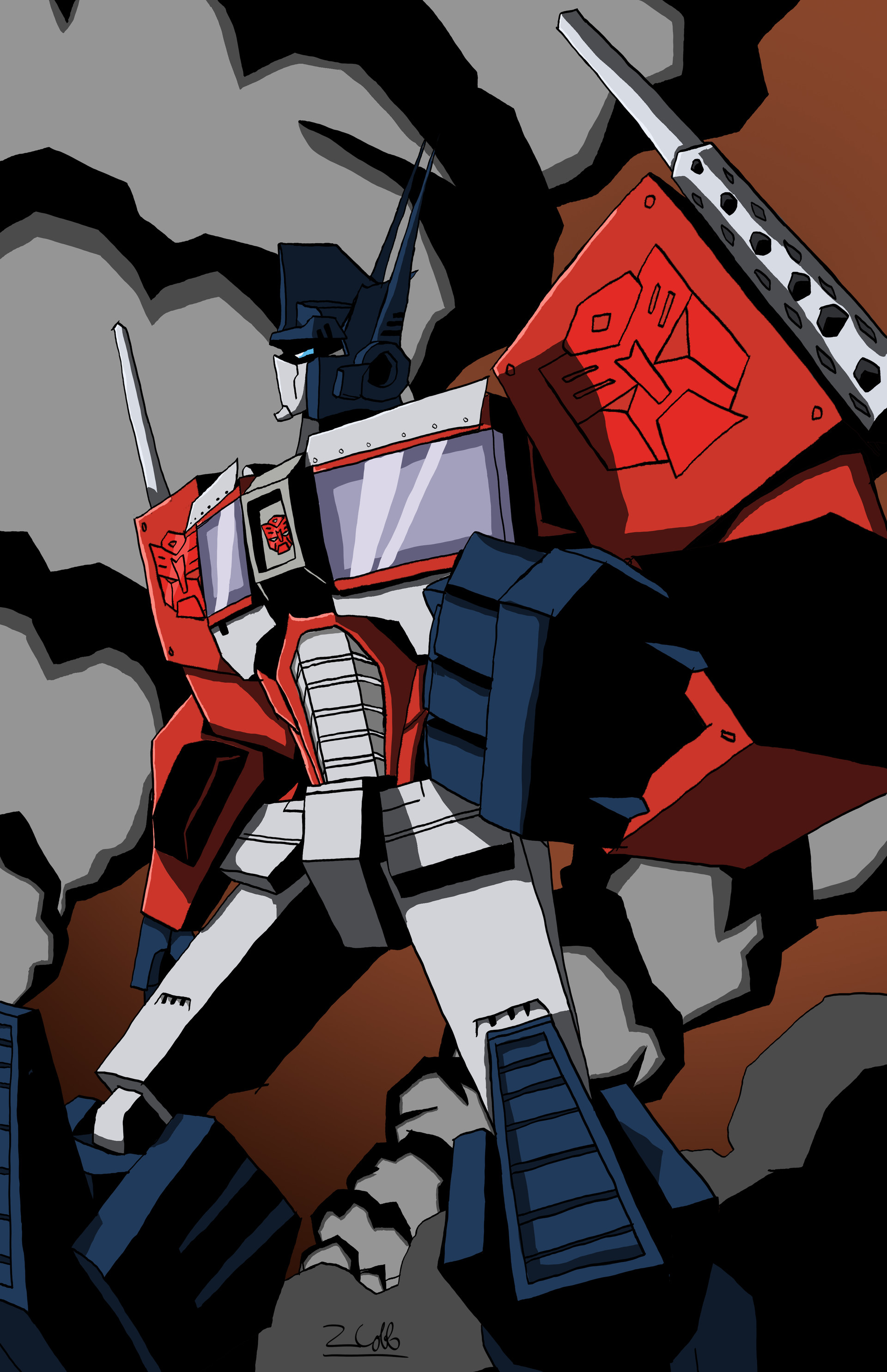 ArtStation - Optimus Prime by DC Josh