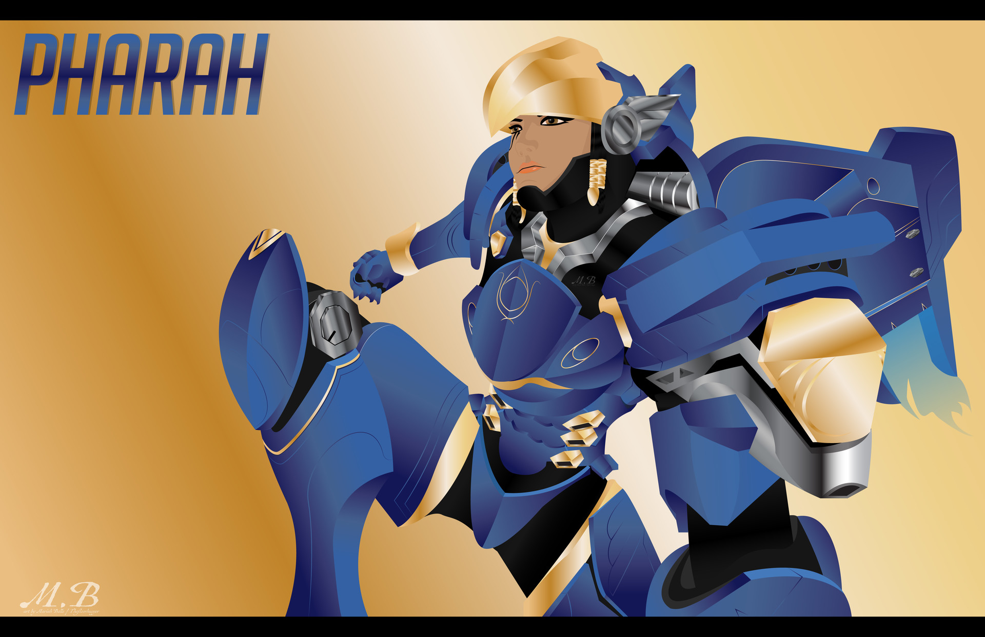 ArtStation - Rocket Queen Pharah