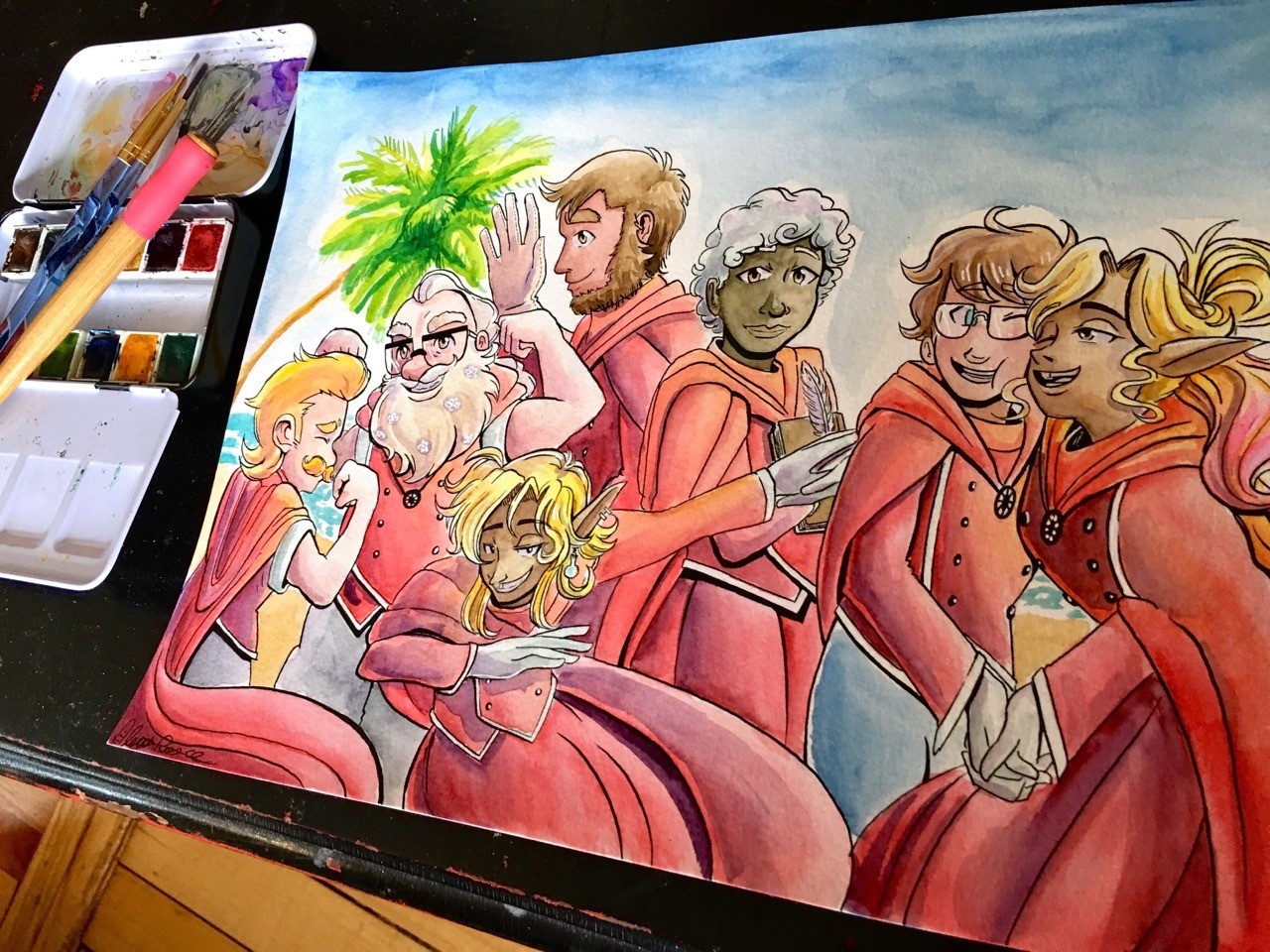 ArtStation - Red Robes