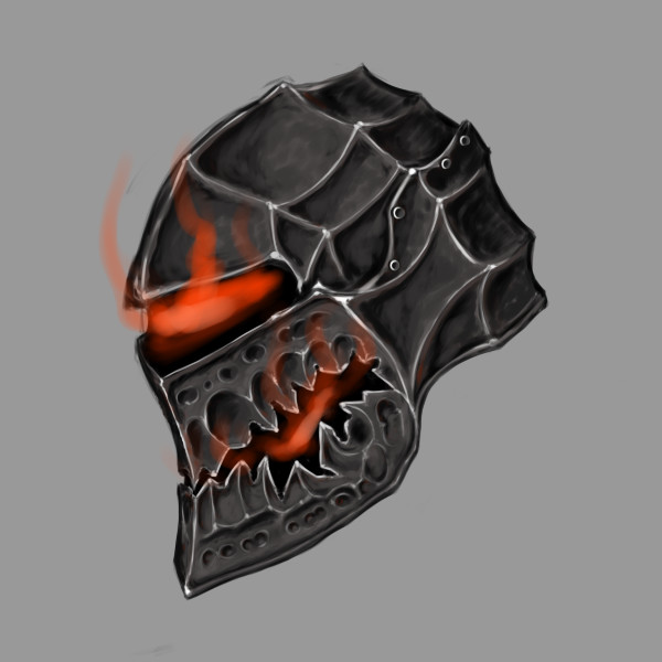 ArtStation - dark knight's helmet