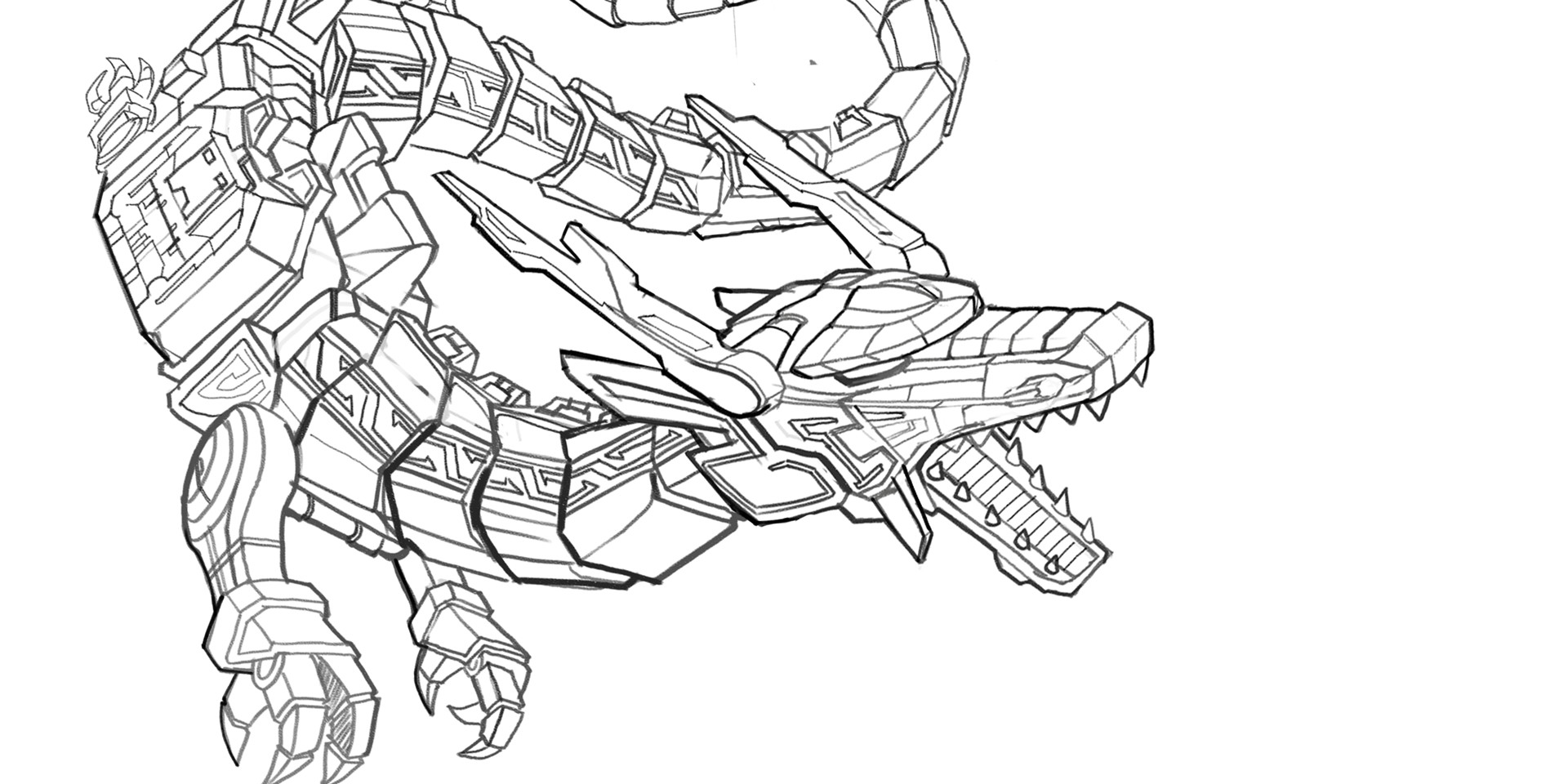 power ranger zord coloring pages
