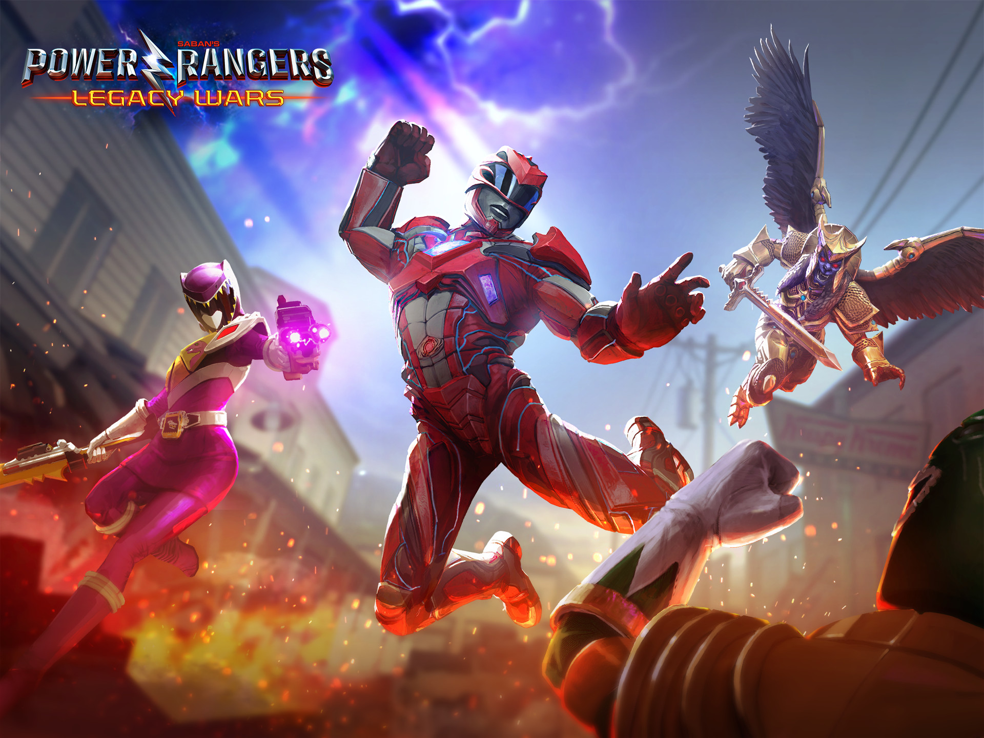 ArtStation - Power Rangers: Legacy Wars - Game Loading Screen v1