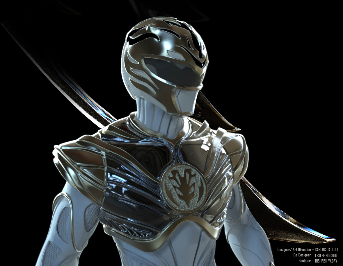 White Power Ranger Concept Art