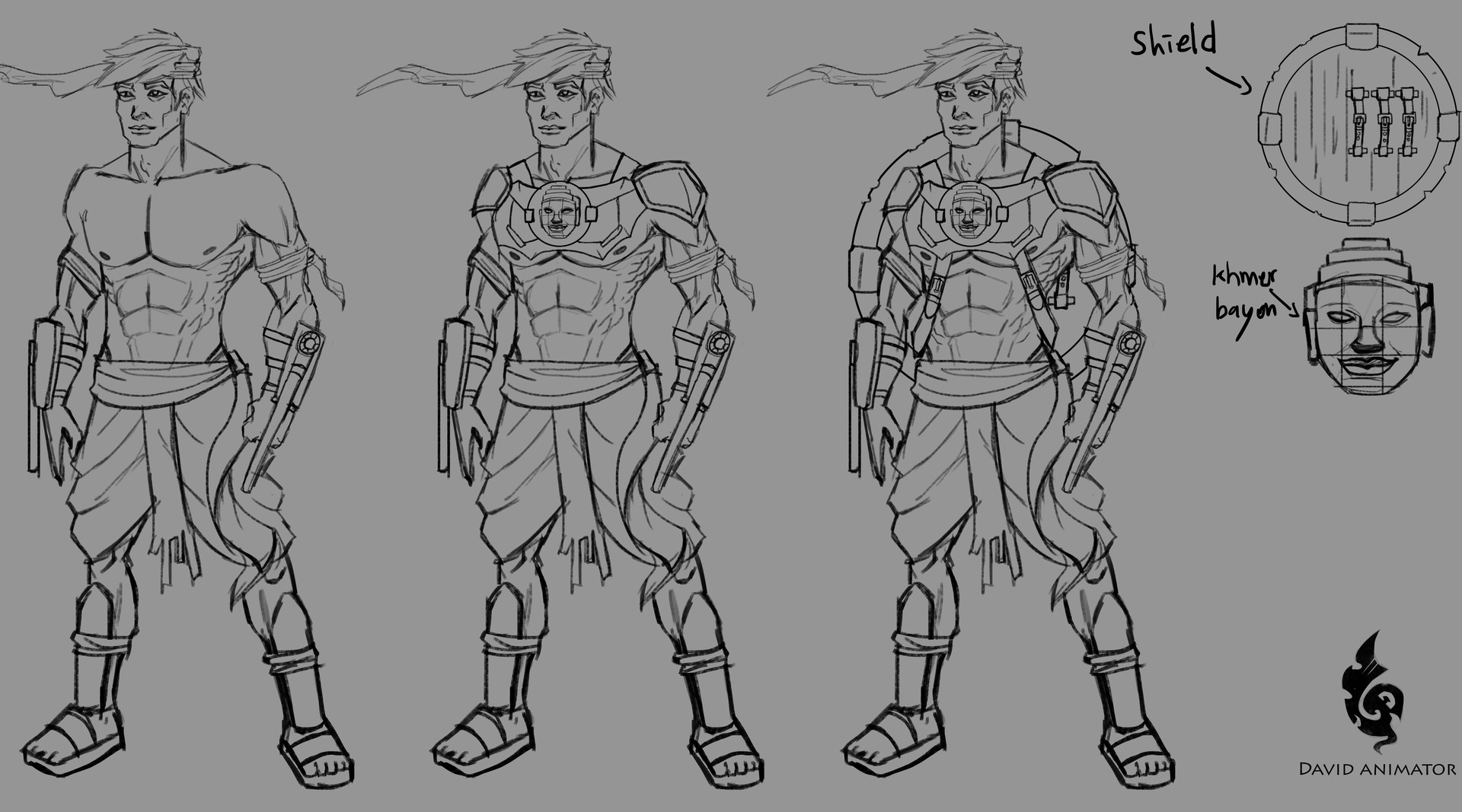 ArtStation - Here my new concept design a character for games.