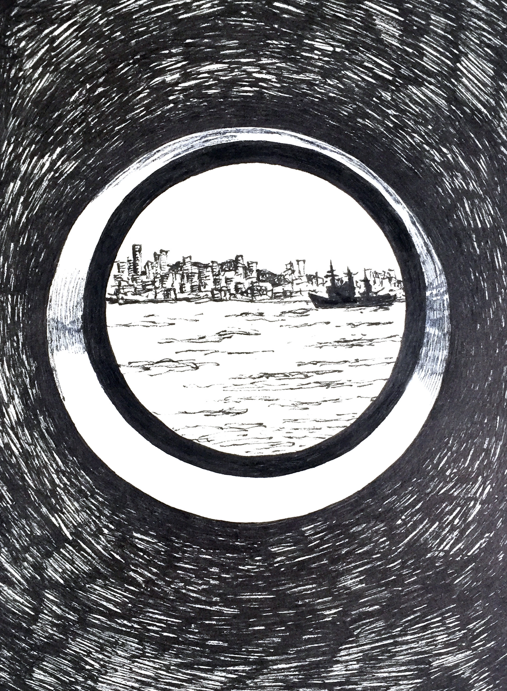 jaclyn turner - Inktober 2017 Day 25 - Ship