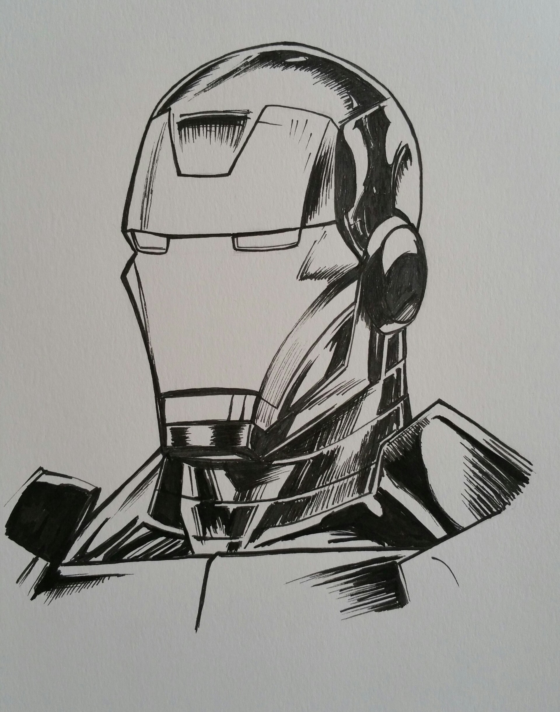colin merrick portfolio - Iron Man Headshot