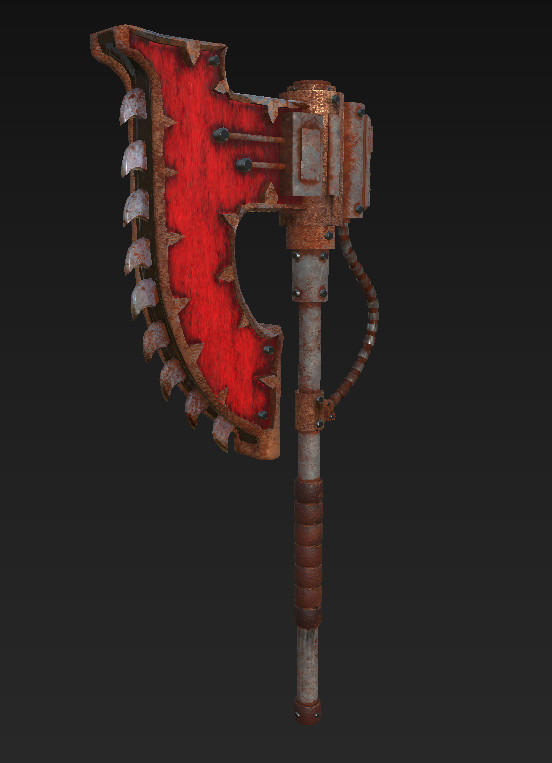 MARC ALBURNA - Khorne Chainaxe version 2