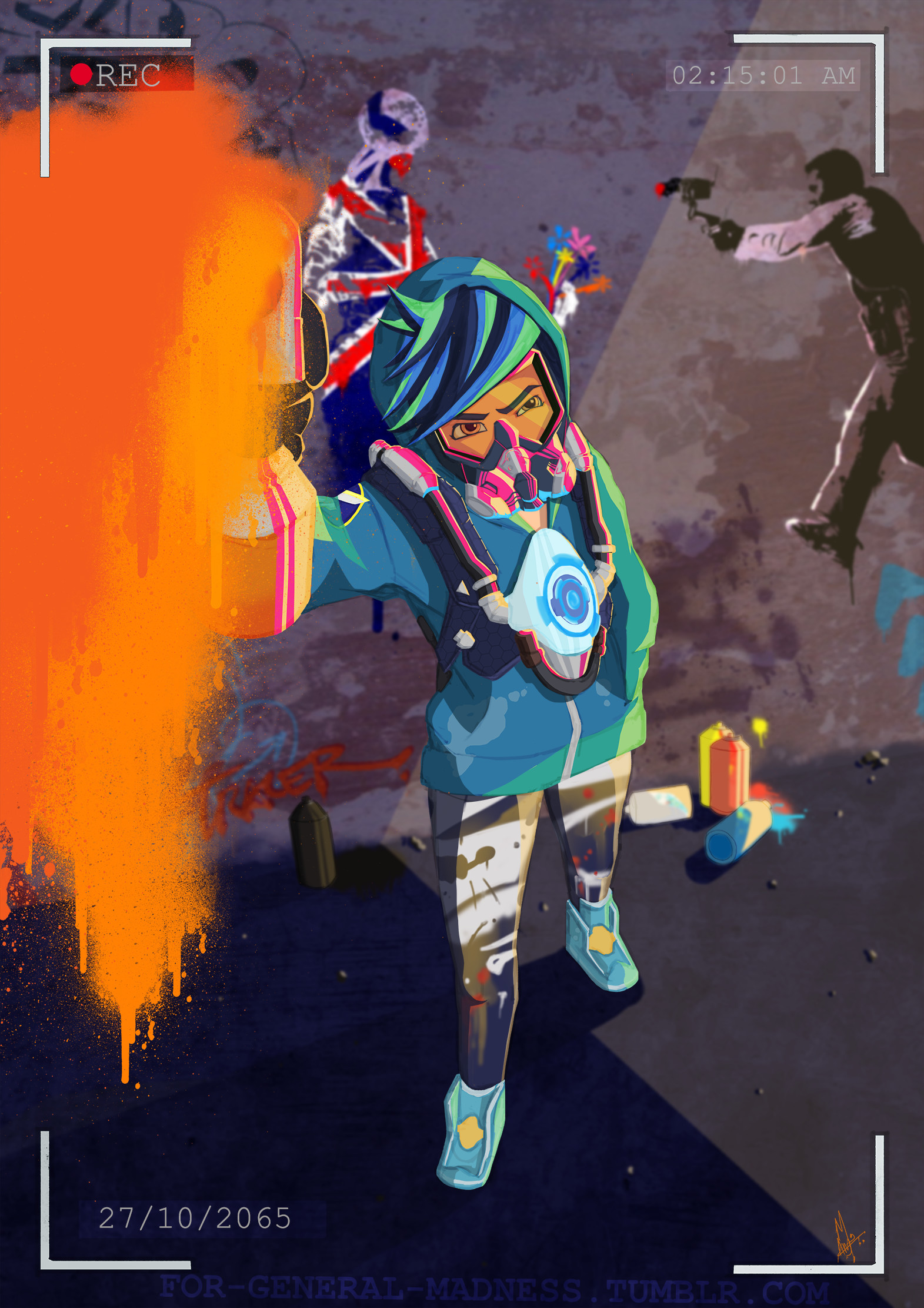 ArtStation - Speak Softly, But Carry a Big Can of Paint