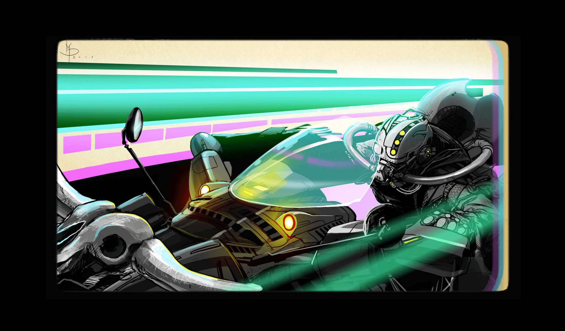 ArtStation - Neon cowboy