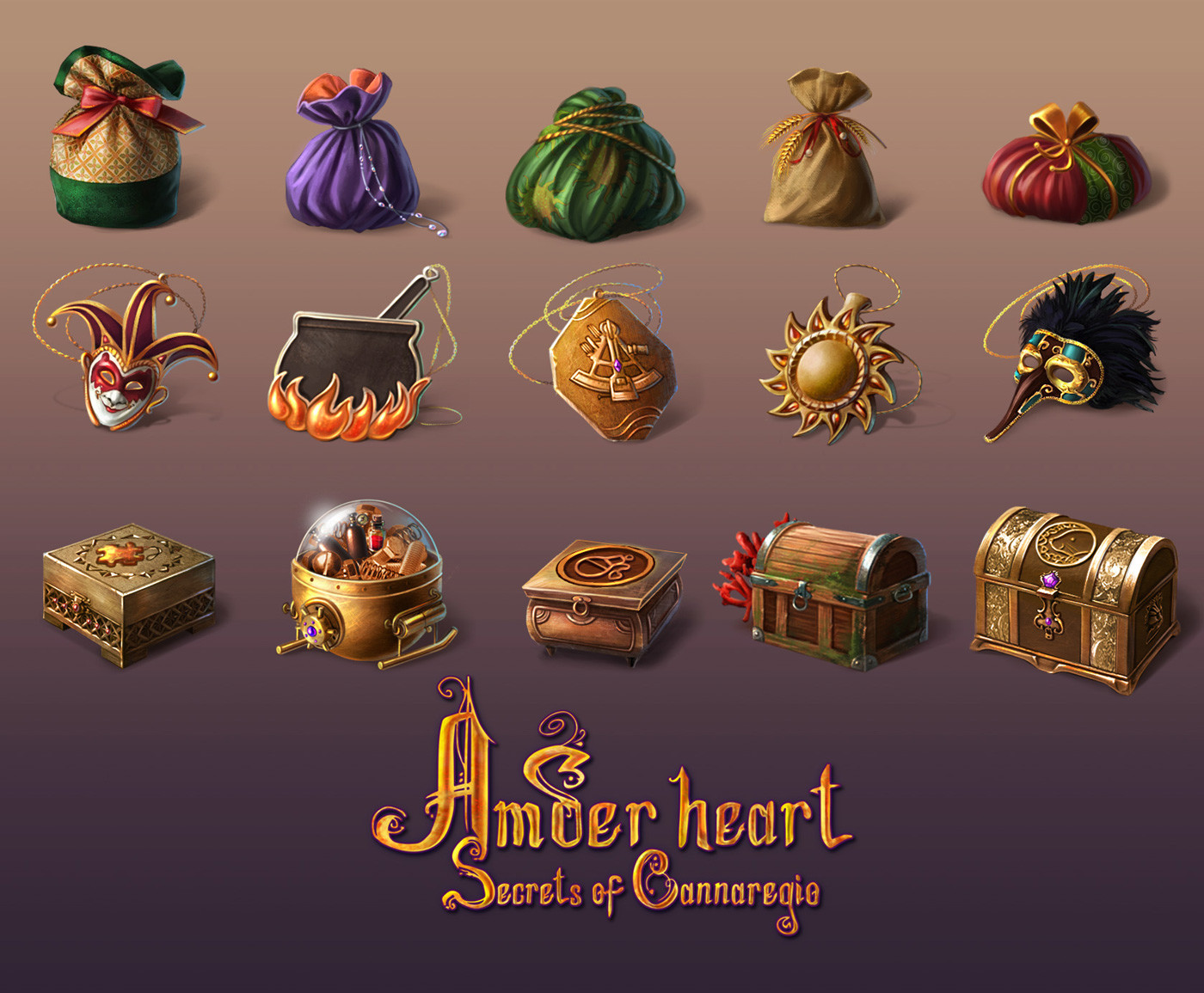 ArtStation - Amber Heart items and collections