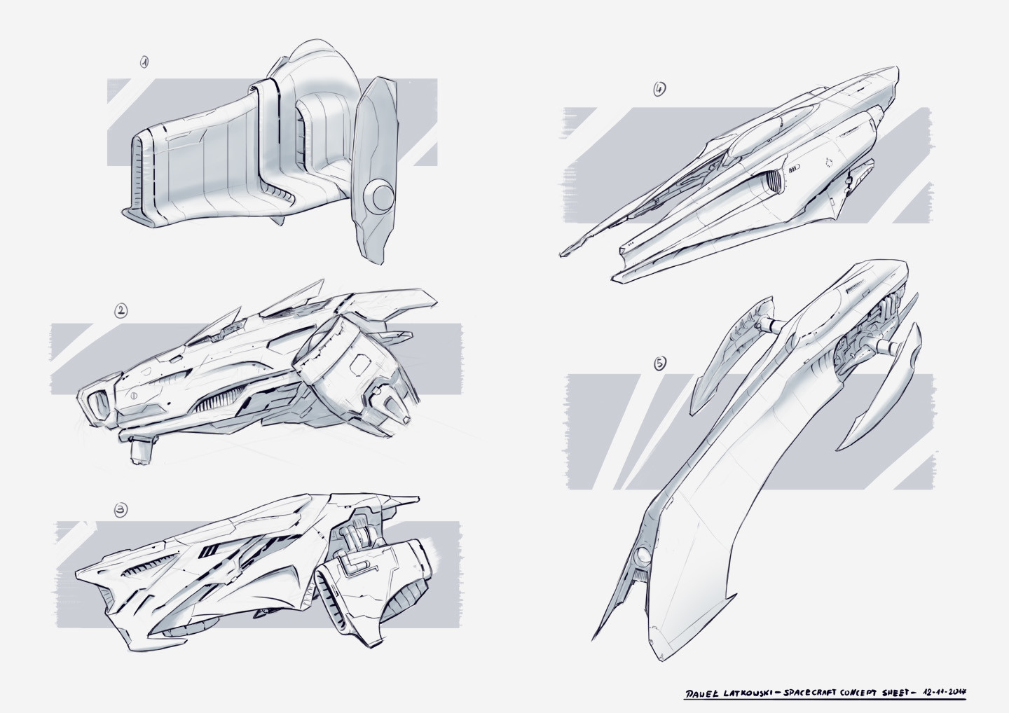 ArtStation - Spacecraft design sheed #1