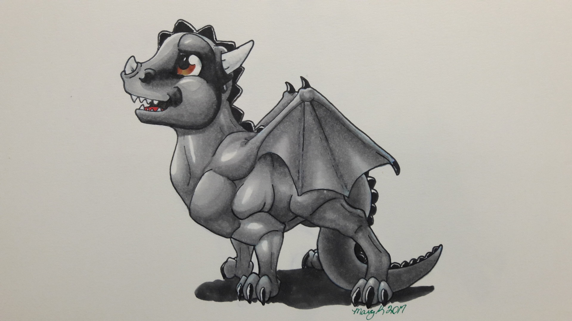 ArtStation - Grey Dragon