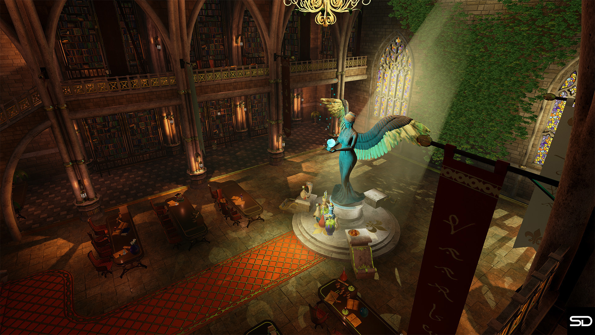 Samuel Dickinson - Library Environment UE4