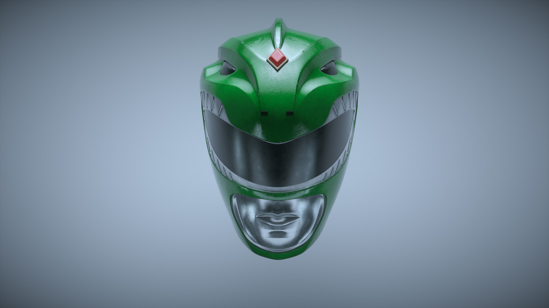ArtStation - Green Ranger Helmet