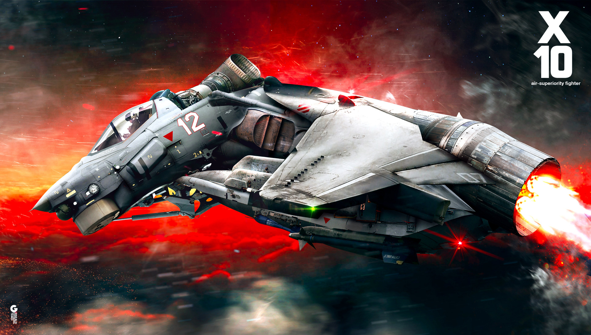 ArtStation - X10 fighter