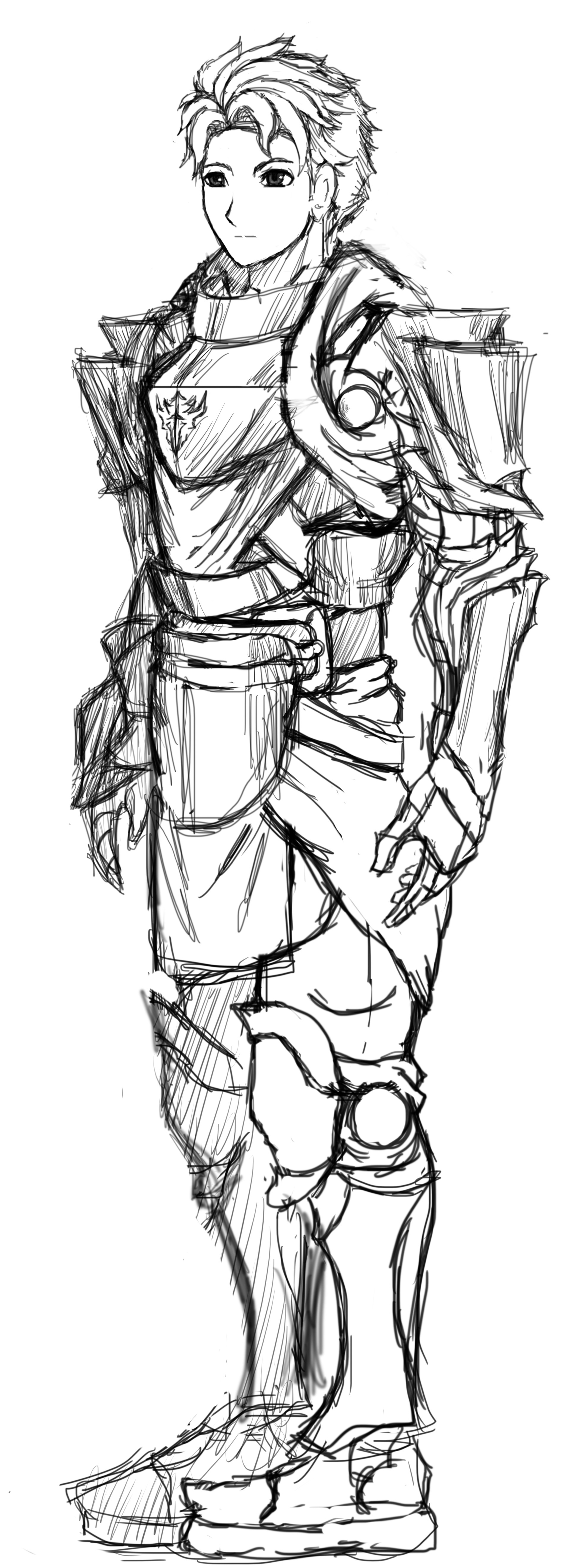 ArtStation - OC photoshop practice draw