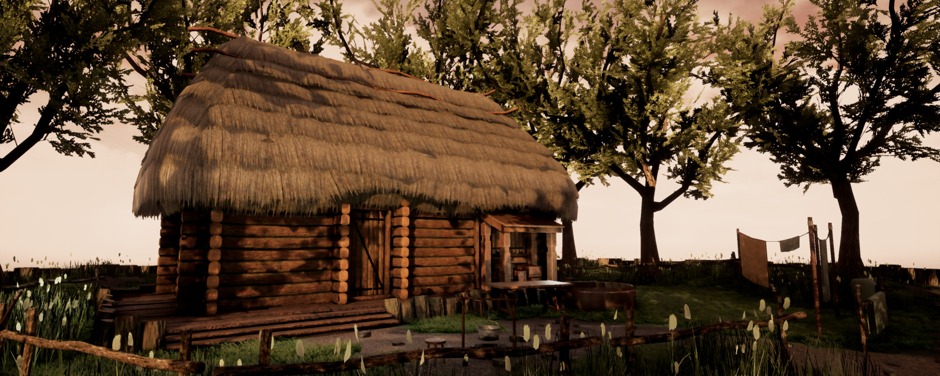 ArtStation - Witcher 3 Hut