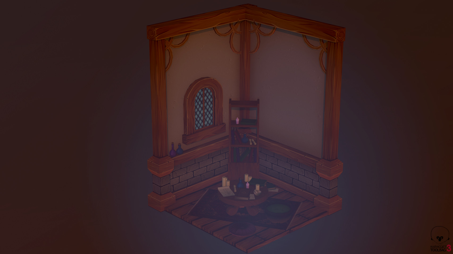 ArtStation - Fantasy Corner Scene