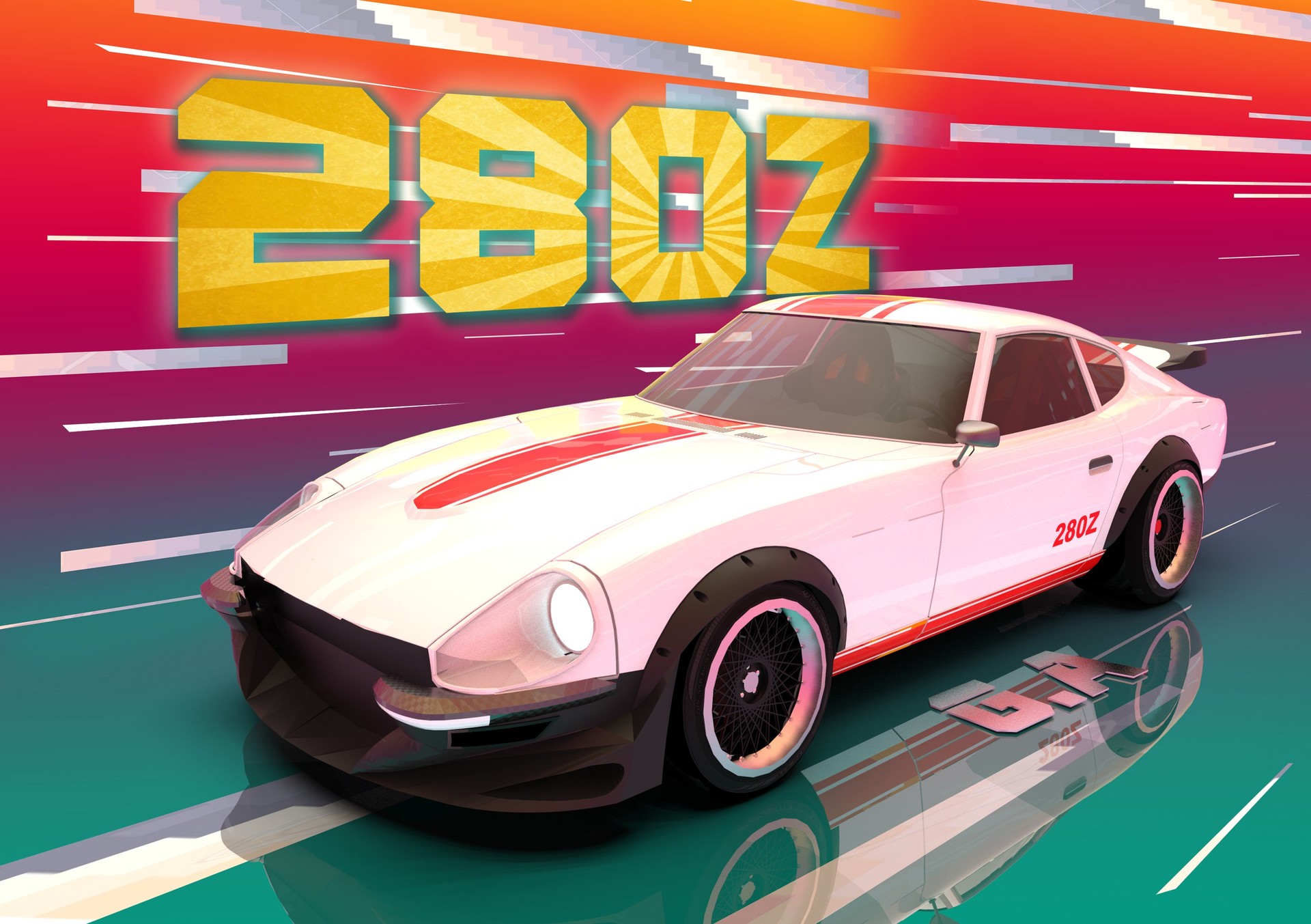 ArtStation - Nissan 280z
