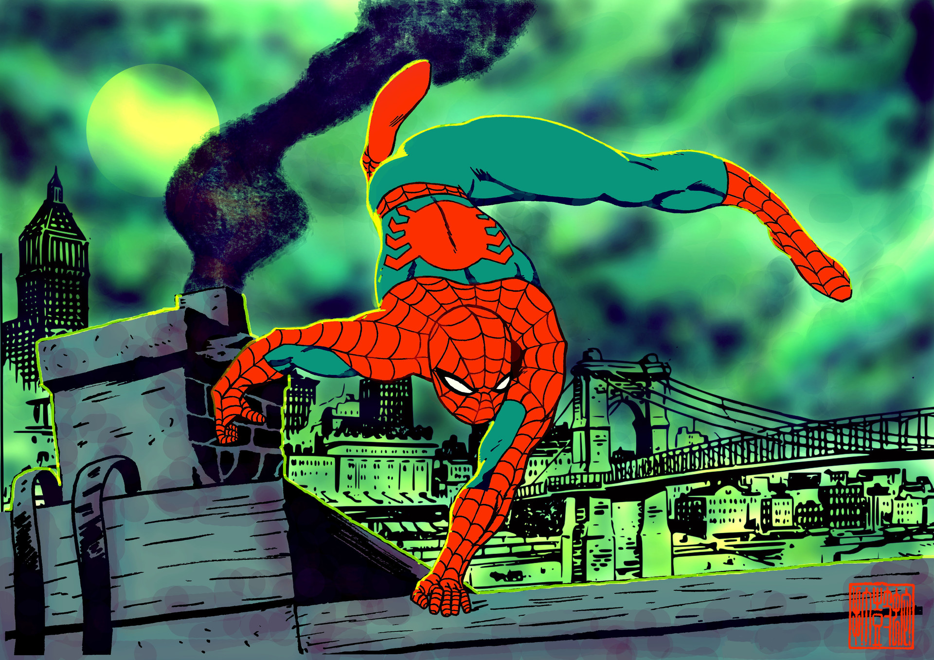ArtStation - Spider-Man 60's