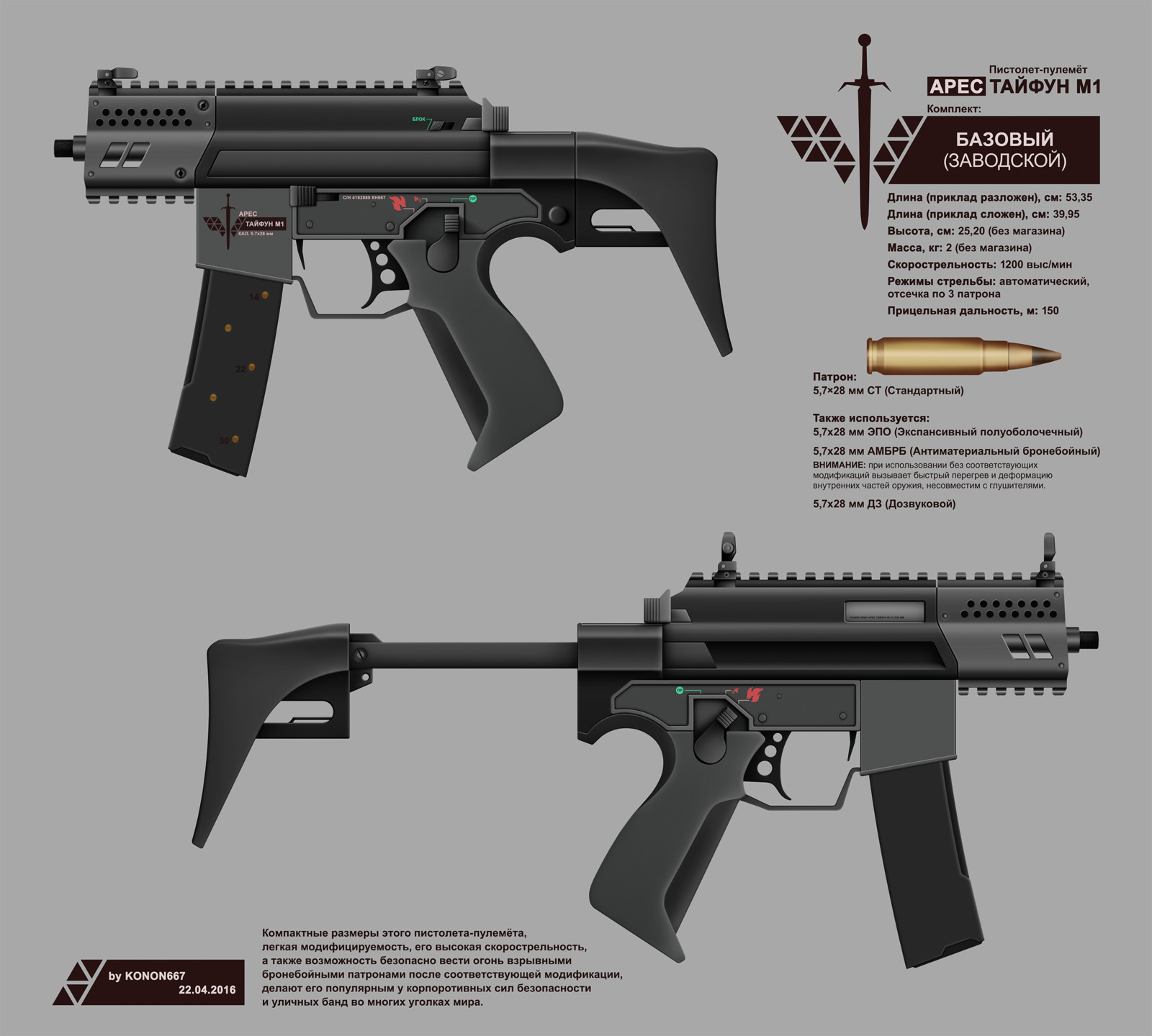 Ilya Palkhouski - ARES TYPHOON M1 SMG (PART 1 of 2: SERIAL VERSION)