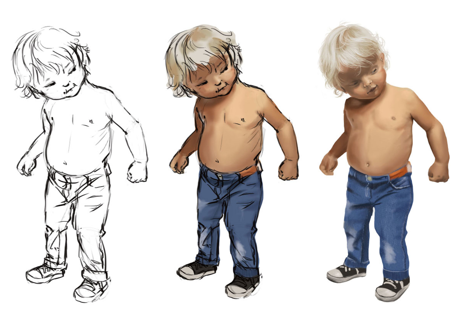 ArtStation - Child boy