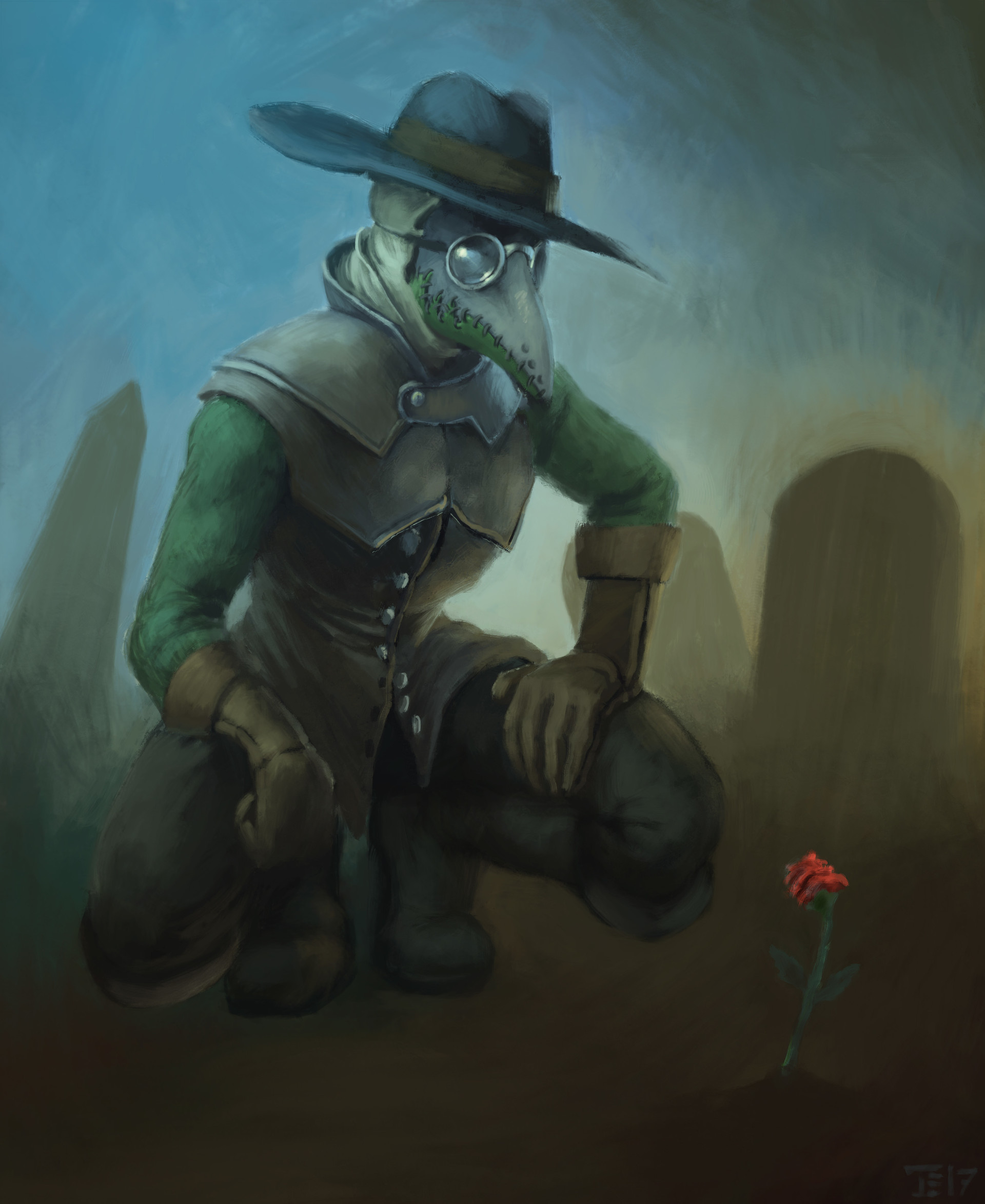 ArtStation - plague doctor